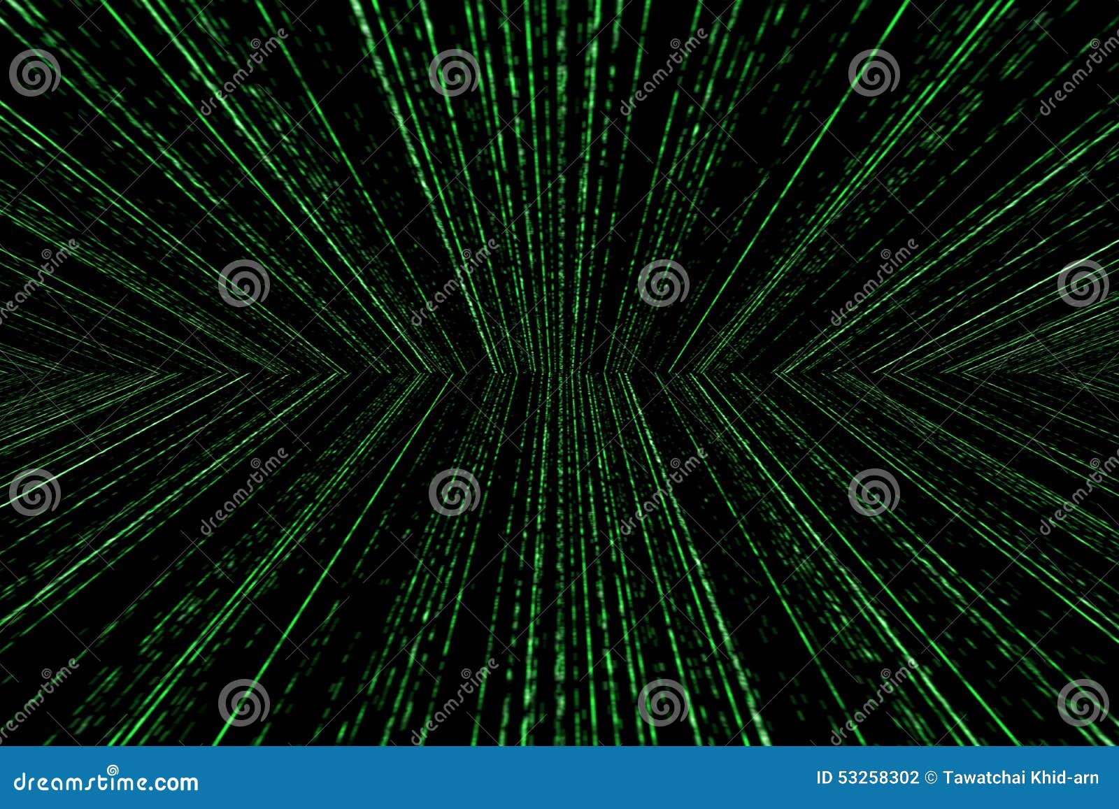 Green matrix background stock illustration. Illustration of software ...