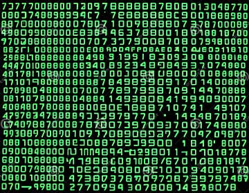 Green Matrix Code Stream AI Generated Stock Image - Image of ...