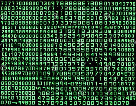 Green Matrix Code Stream AI Generated Stock Image - Image of ...