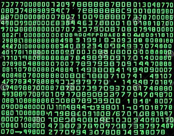 Green Matrix Code Stream AI Generated Stock Image - Image of ...