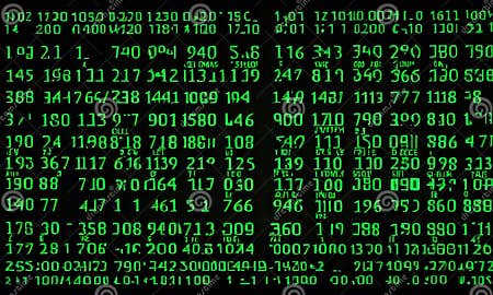 Green Matrix Code Stream AI Generated Stock Photo - Image of generated ...