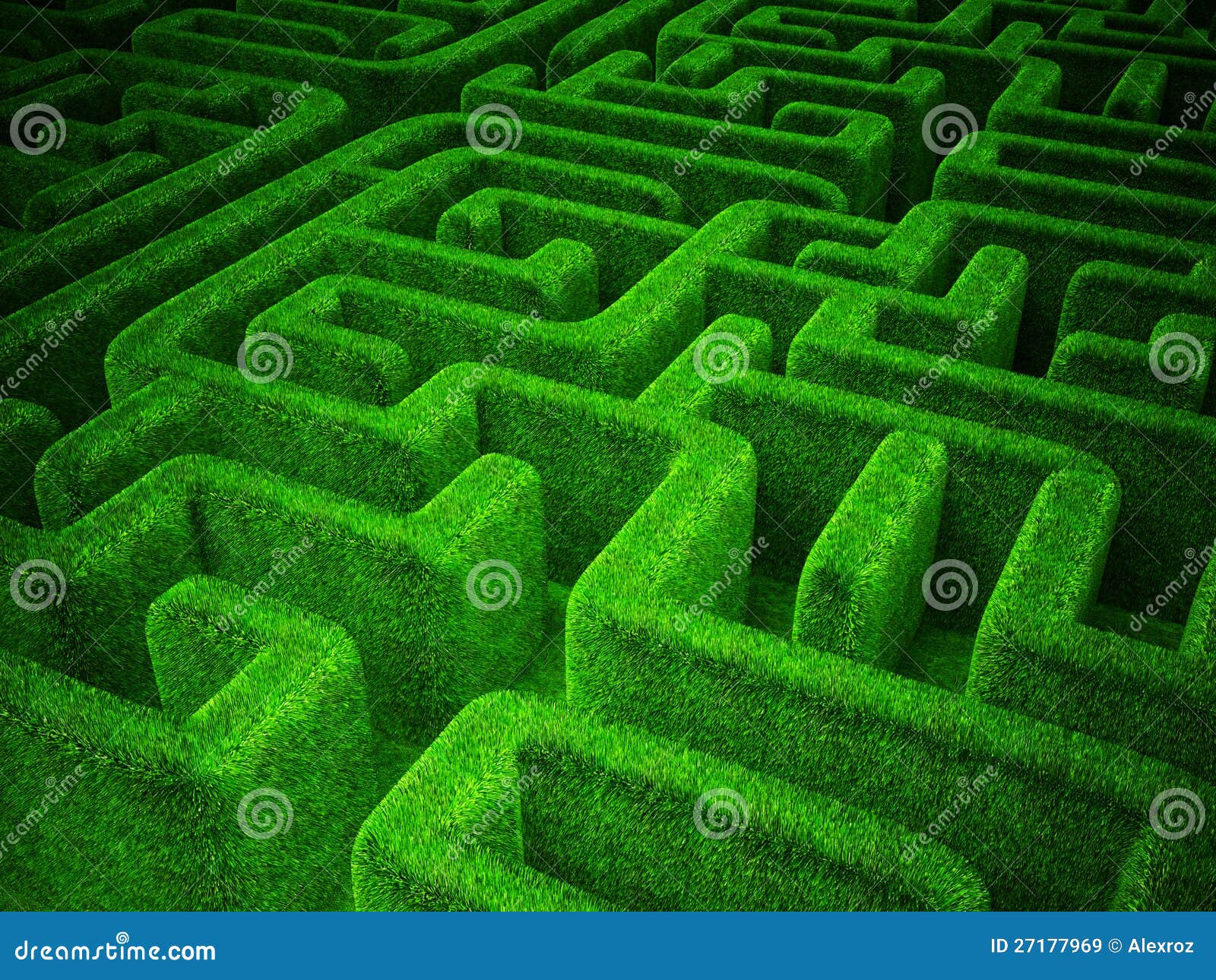 Grass Maze Royalty-Free Stock Image | CartoonDealer.com #27237988