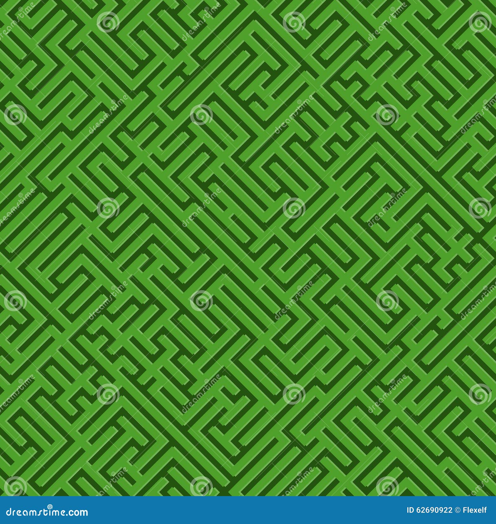 The green maze stock vector. Illustration of plan, wallpaper - 62690922