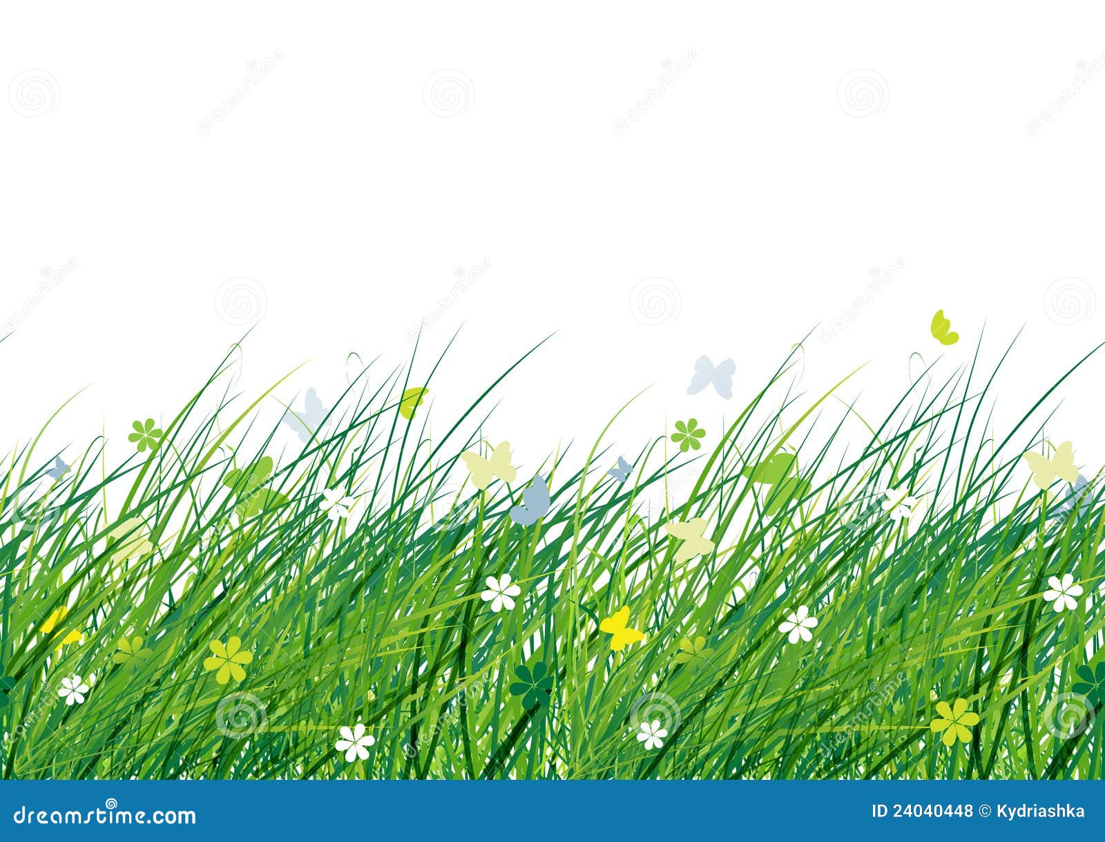 Green Meadow, Seamless Pattern for Your Design Stock Vector ...