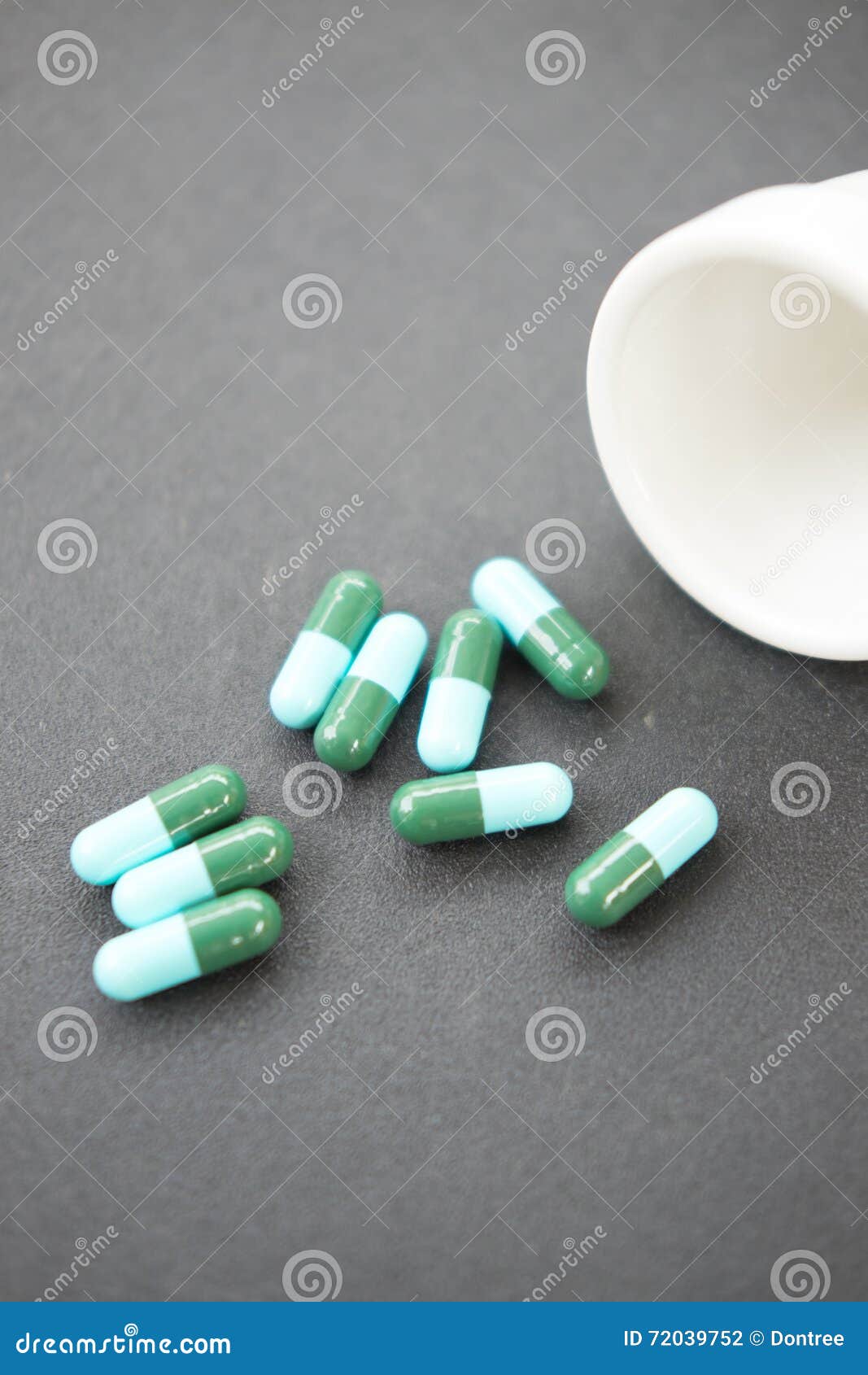 Green medical capsules stock photo. Image of manufacture - 72039752