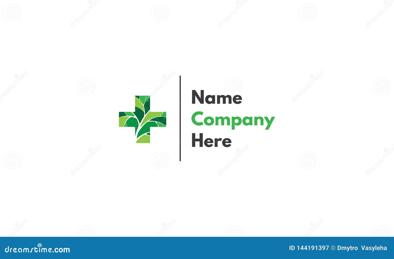 Green Medical Cross Abstract Vector Logo Design Stock Vector ...