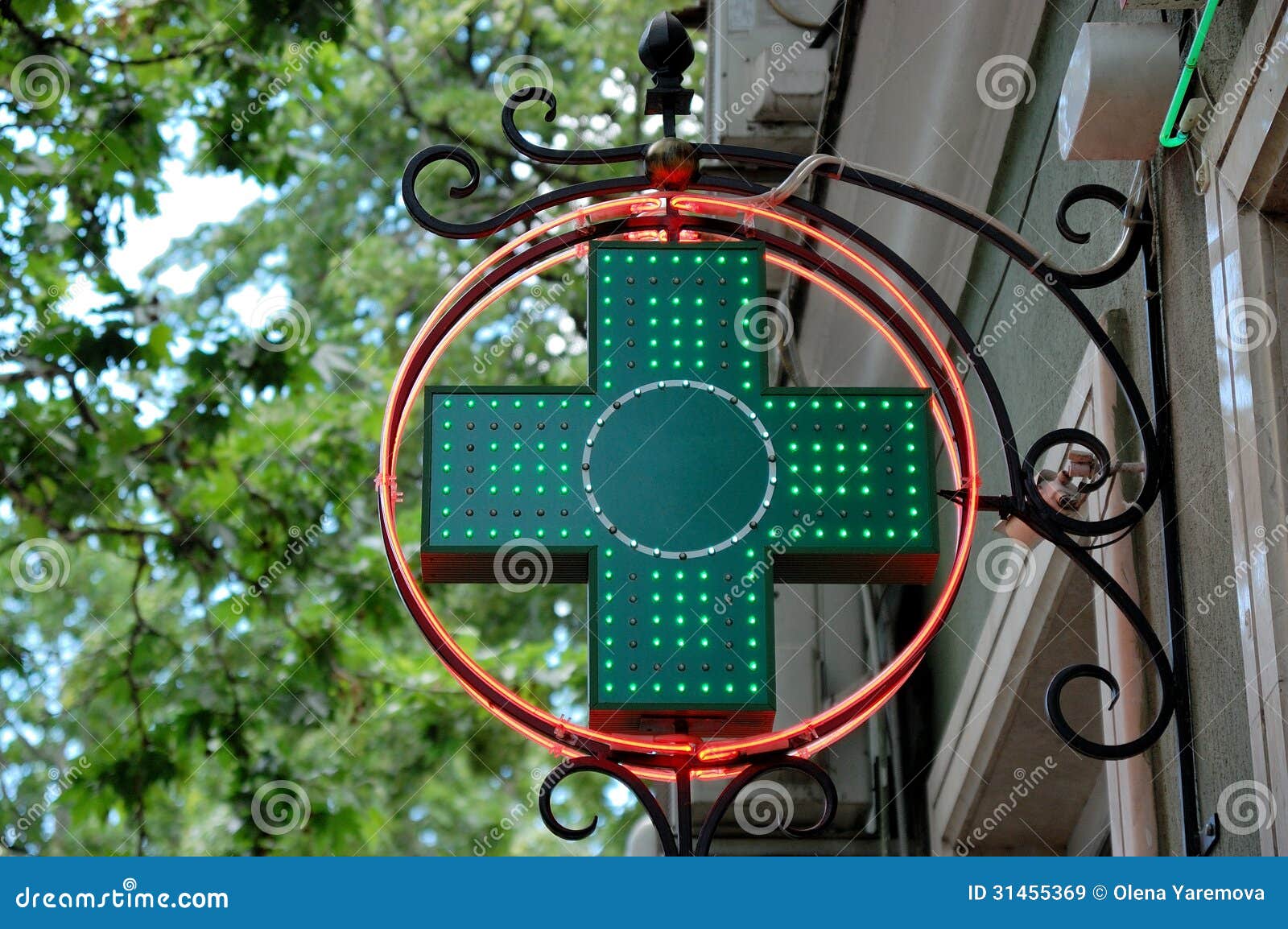 Green medical sign stock image. Image of care, sign, drugstore - 31455369