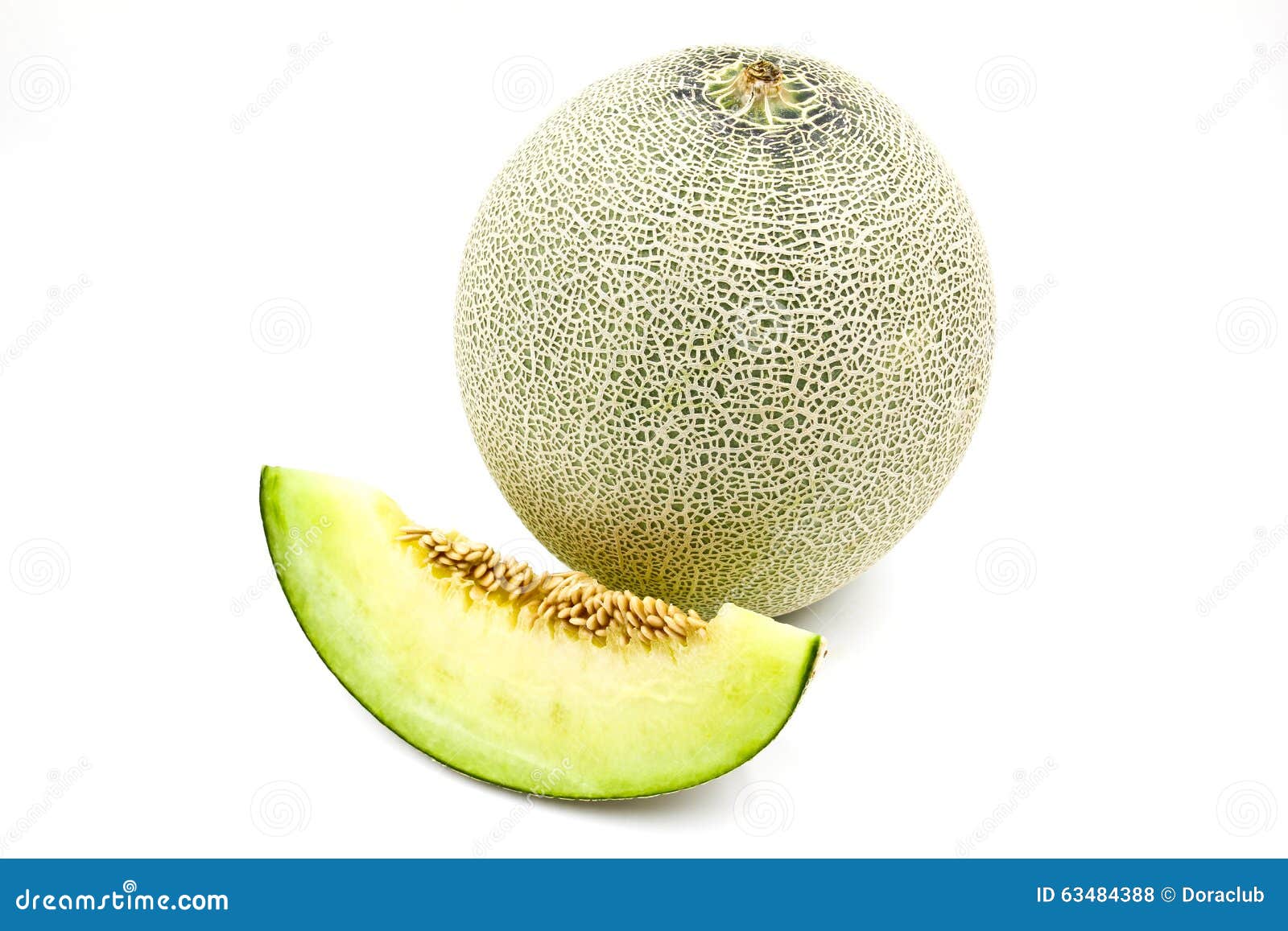 Green Melon stock photo. Image of isolated, tropical - 63484388
