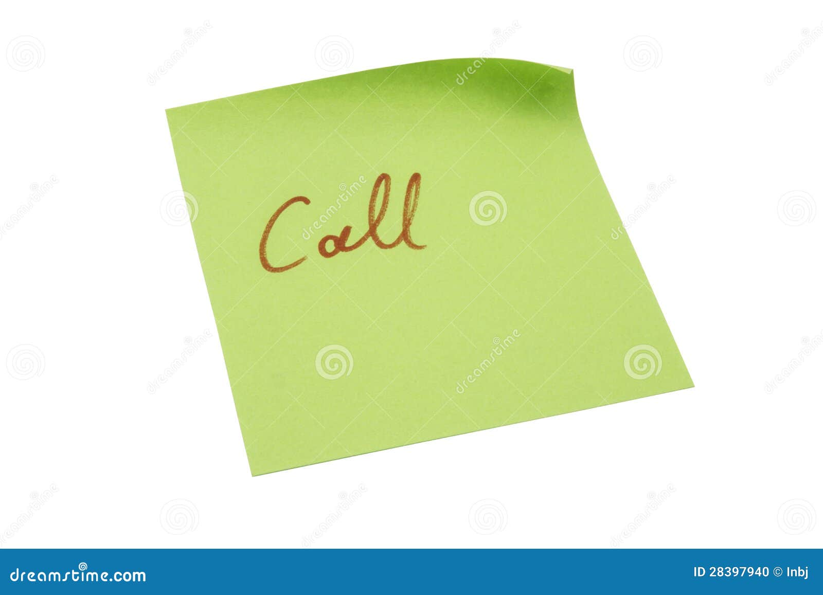 Green memo paper stock photo. Image of notepaper, note - 28397940