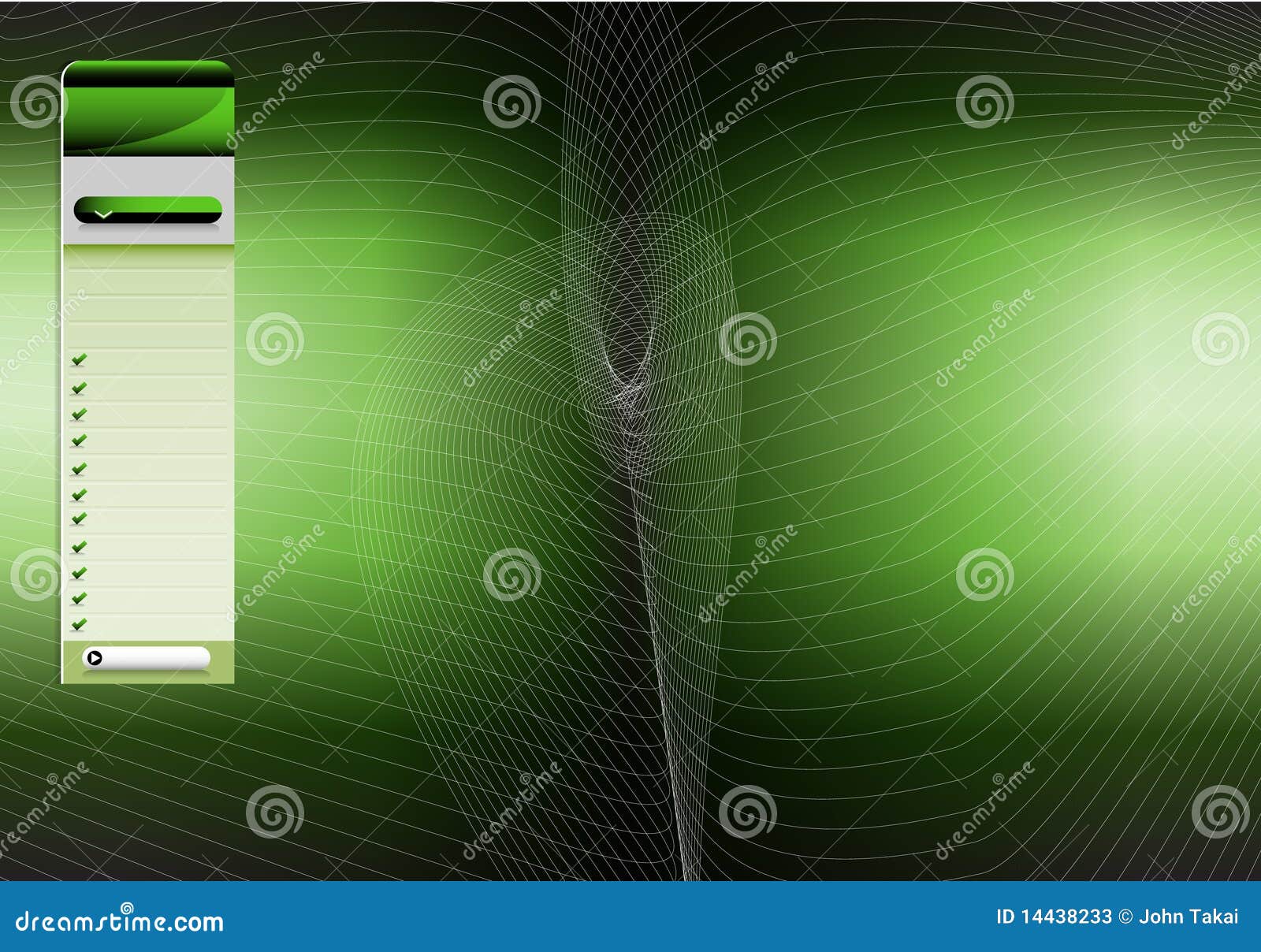 Green Menu Background stock vector. Illustration of eps10 - 14438233