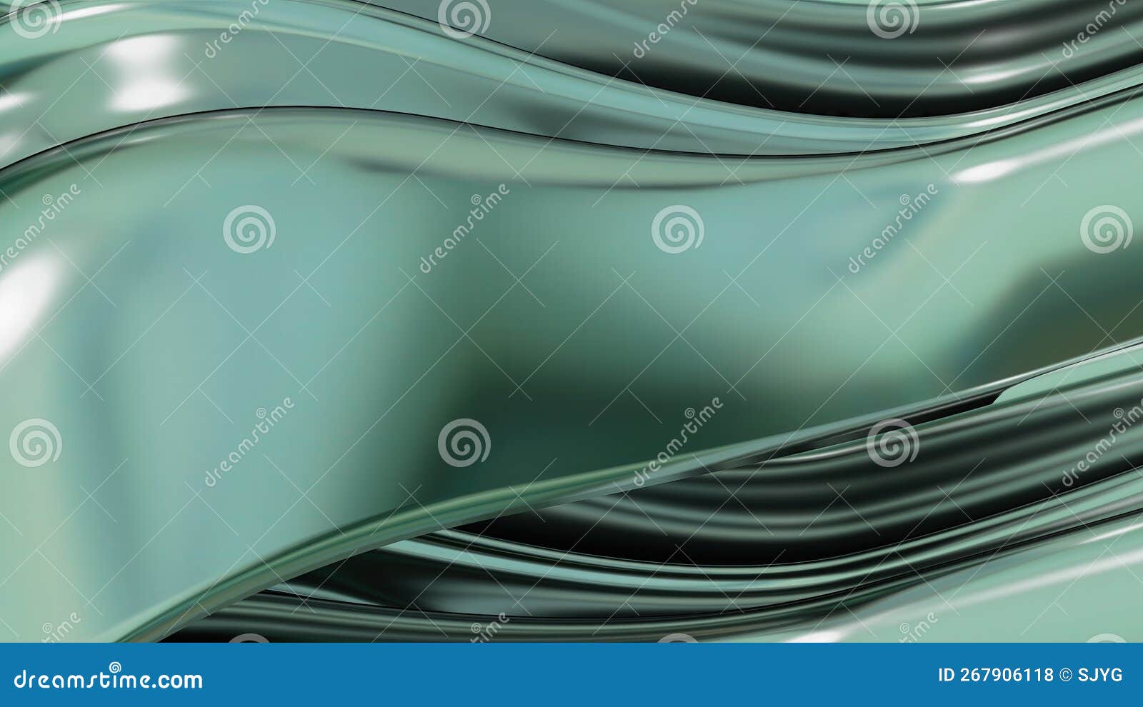 Green Metal Plate with Bellows Pattern Abstract, Dramatic, Modern ...