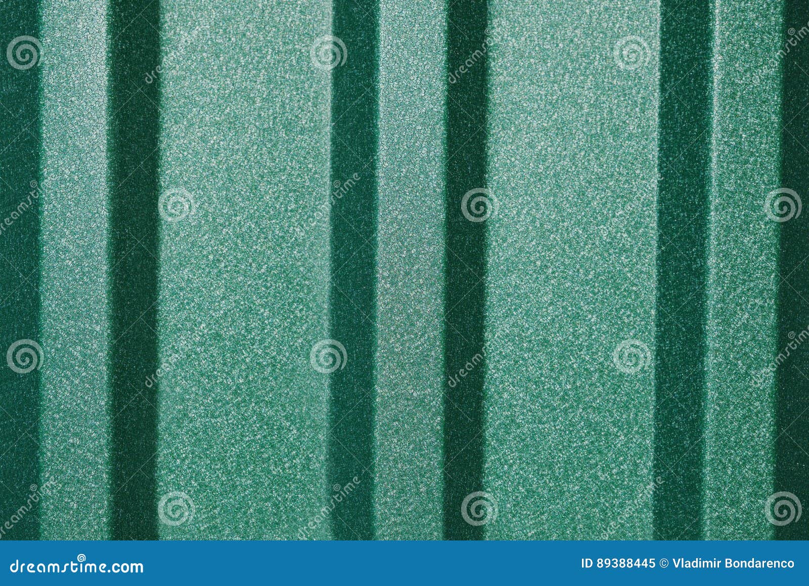 Green Metal Profiled Sheets Surface, Under the Sunlight. Stock Image ...