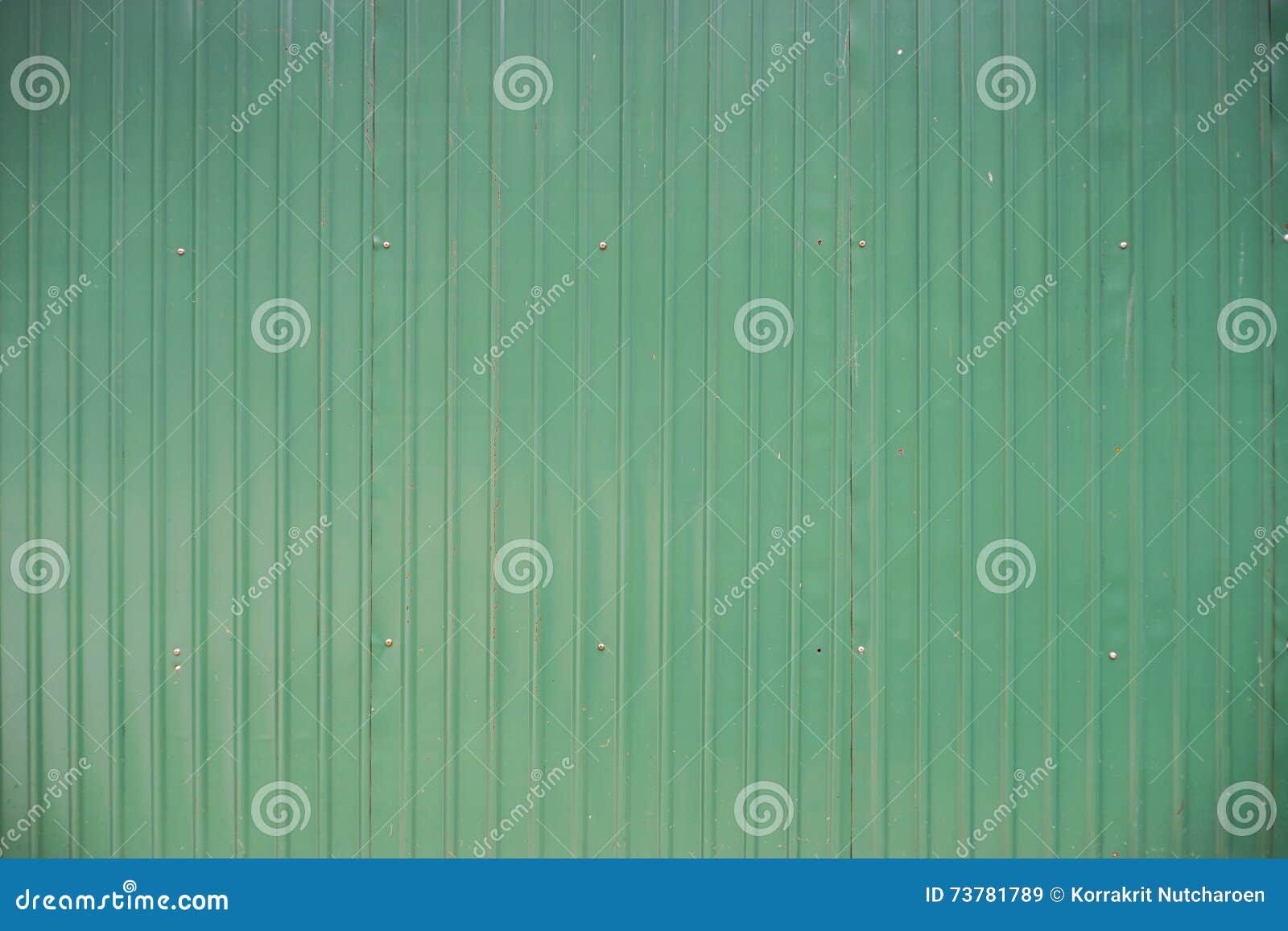Green Metal Zinc Sheet Wall Background Texture Stock Image - Image of ...