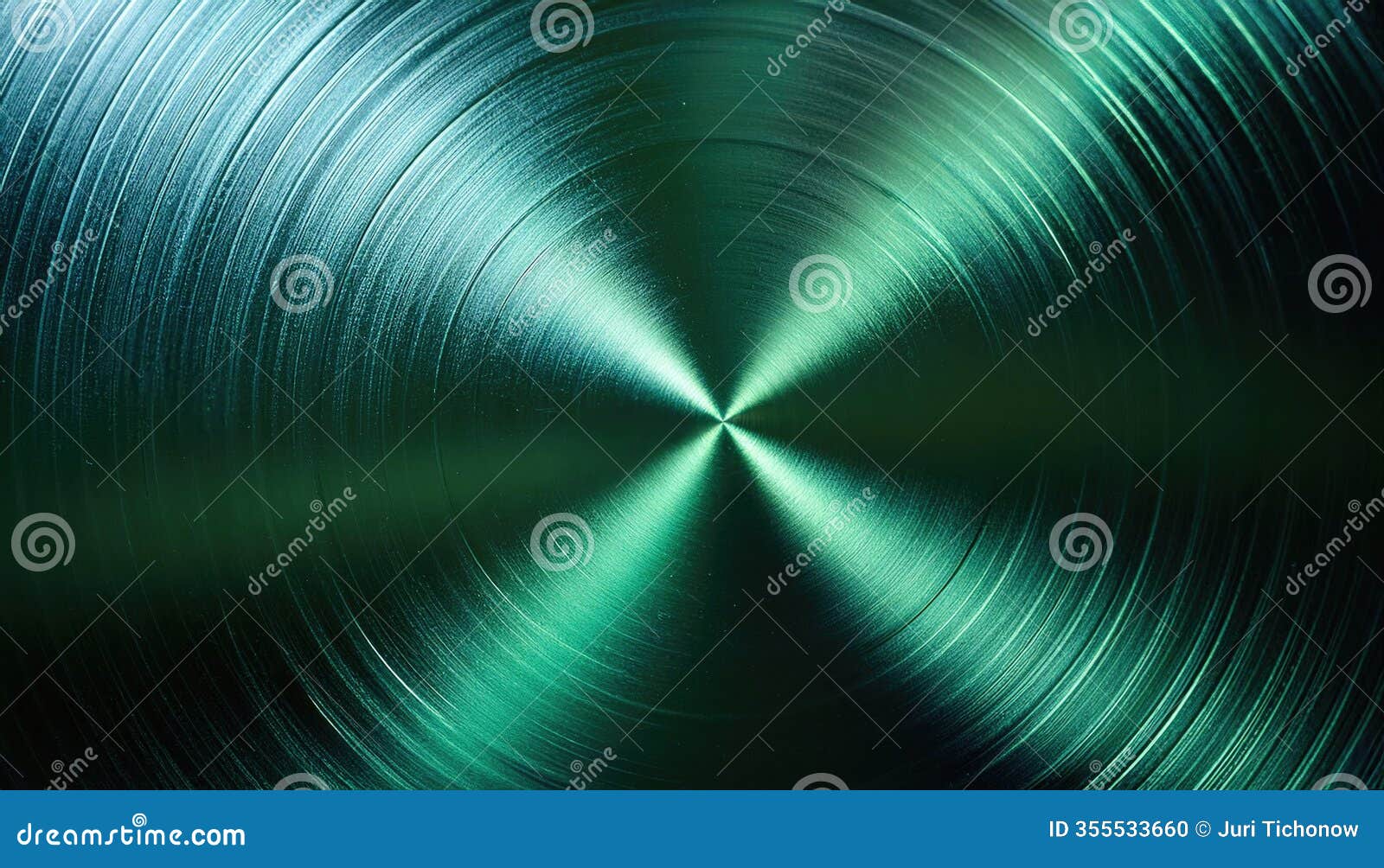 Green Metallic Radial Pattern with Concentric Lines Stock Photo - Image ...