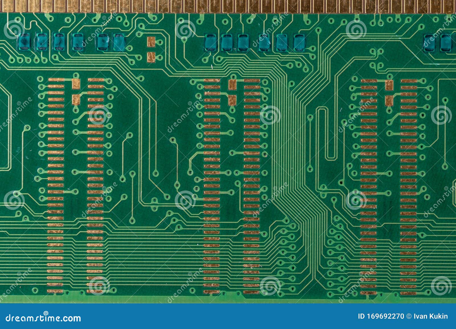 Computer RAM Random Access Memory Modules On The White Background. Stock Photography ...
