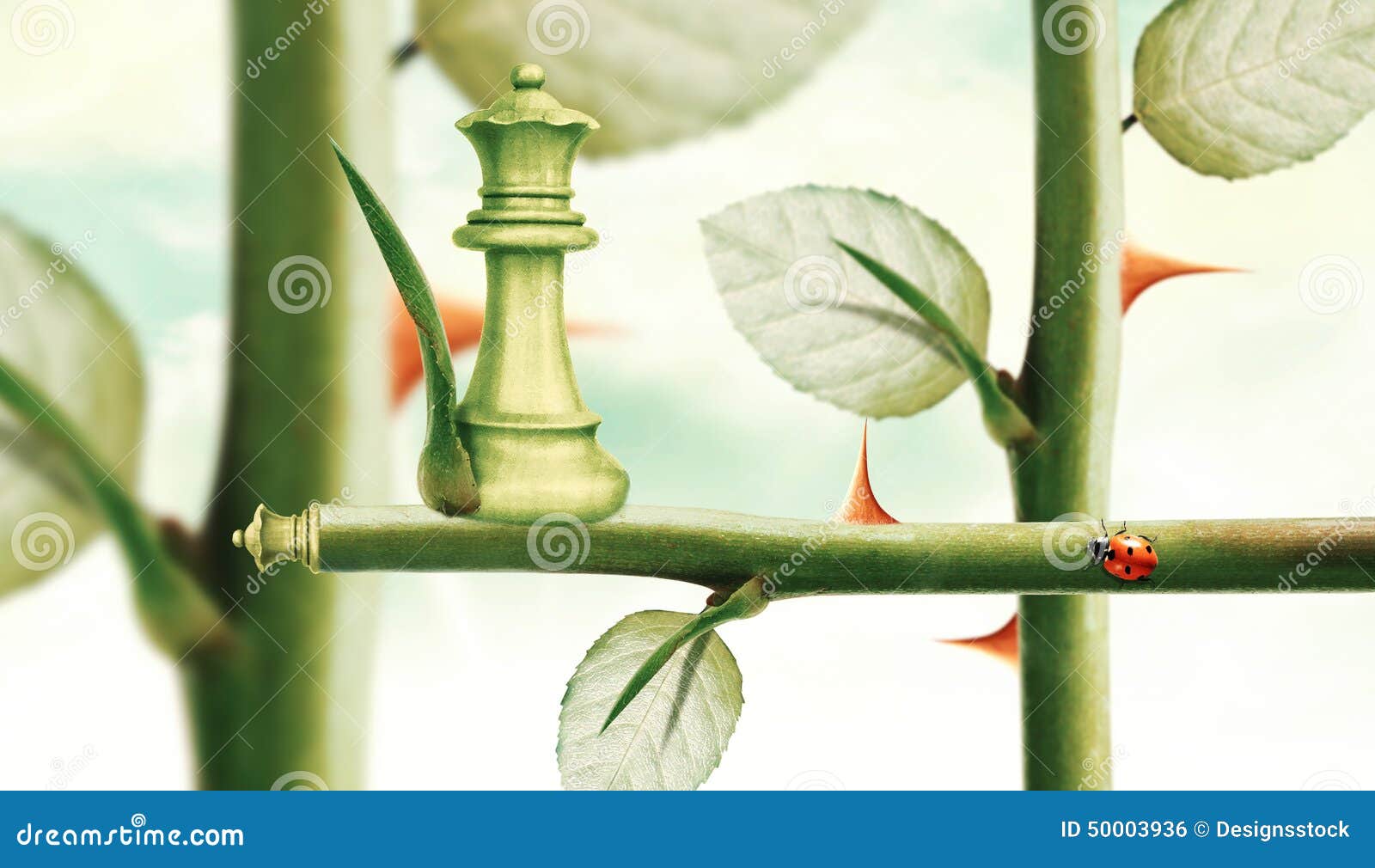 Green Minister Chess stock photo. Image of flower, design - 50003936