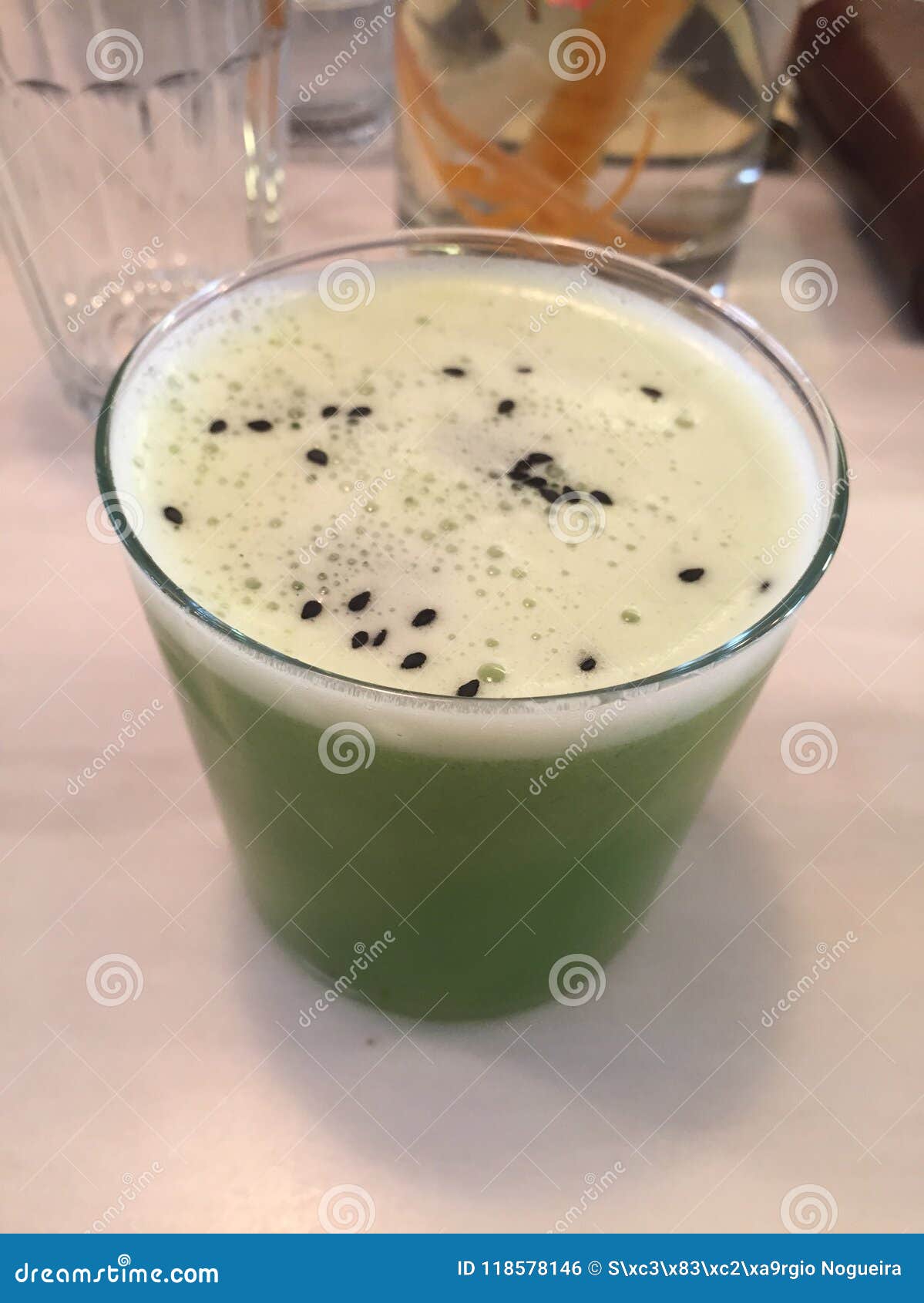 Lemonade stock photo. Image of green, glass, drink, mint - 118578146