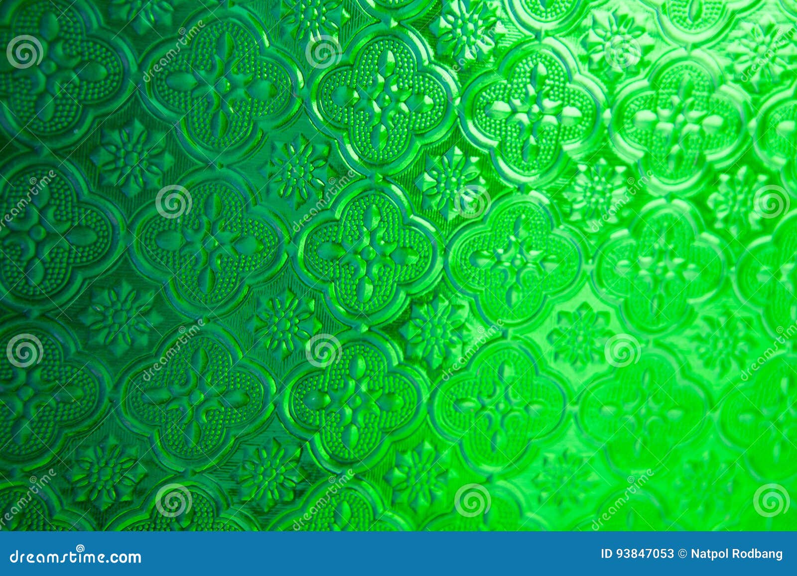 Green Mirror Window Glass Thai Style Background Texture Stock Image ...