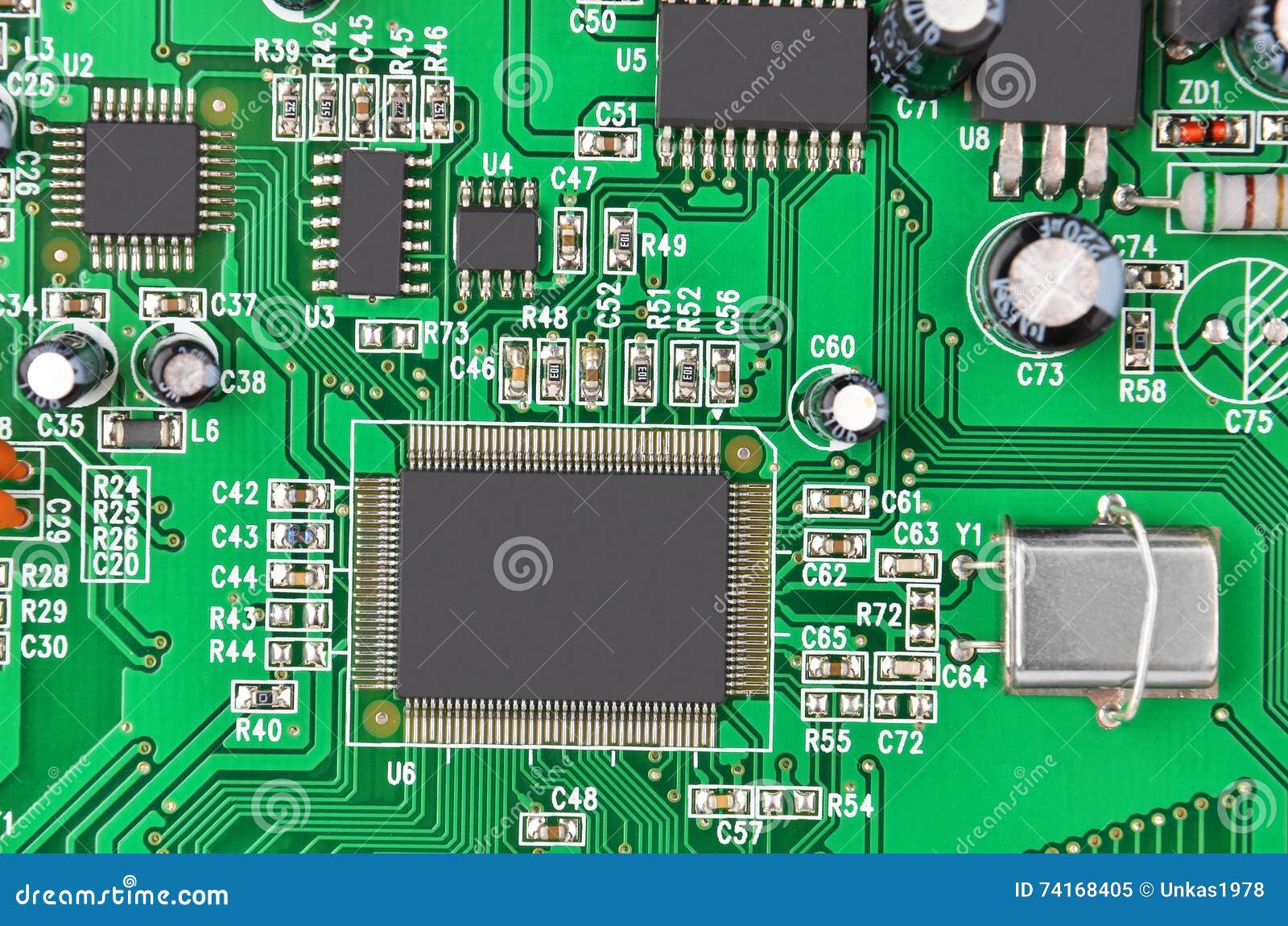 Green modem motherboard stock image. Image of file, circuit - 74168405