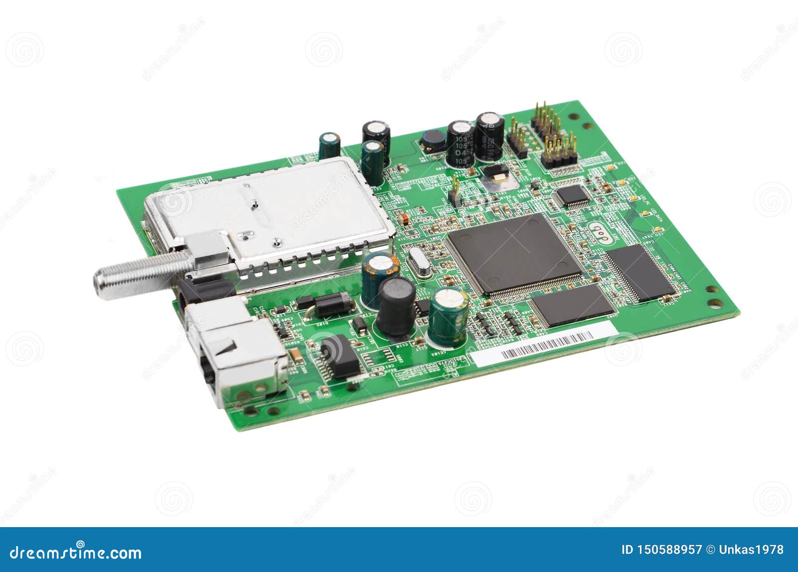 Green modem motherboard stock image. Image of equipment - 150588957