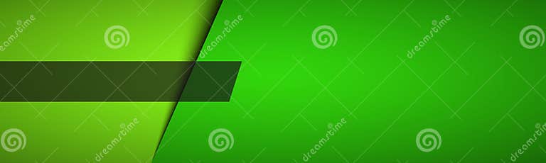 Green Modern Material Design Header with Layers. Vector Abstract ...