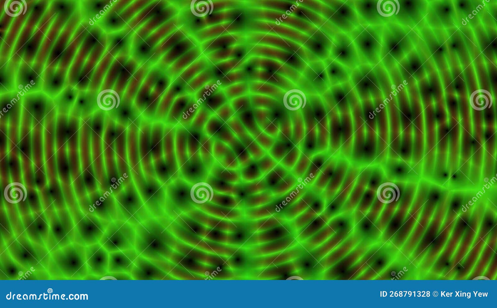 Green Moire Swirl Circle Animation Background Stock Illustration ...