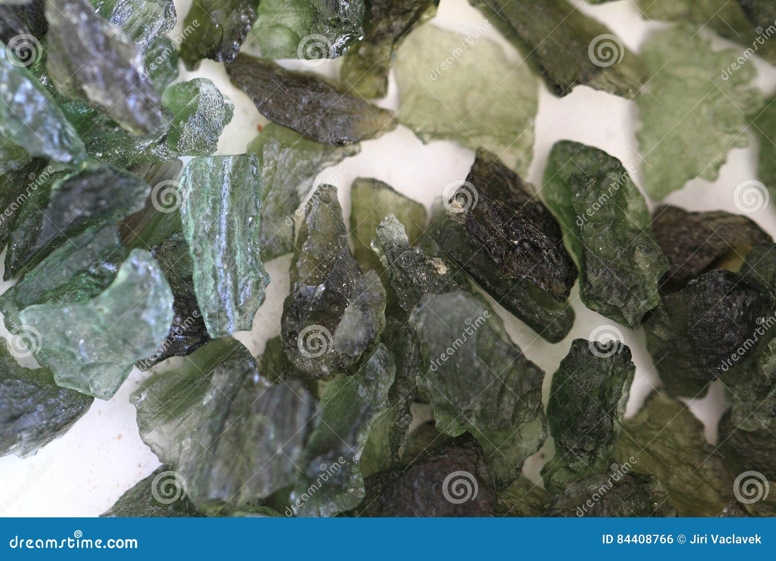 Green Moldavite Mineral Collection Stock Photo - Image of alternative ...