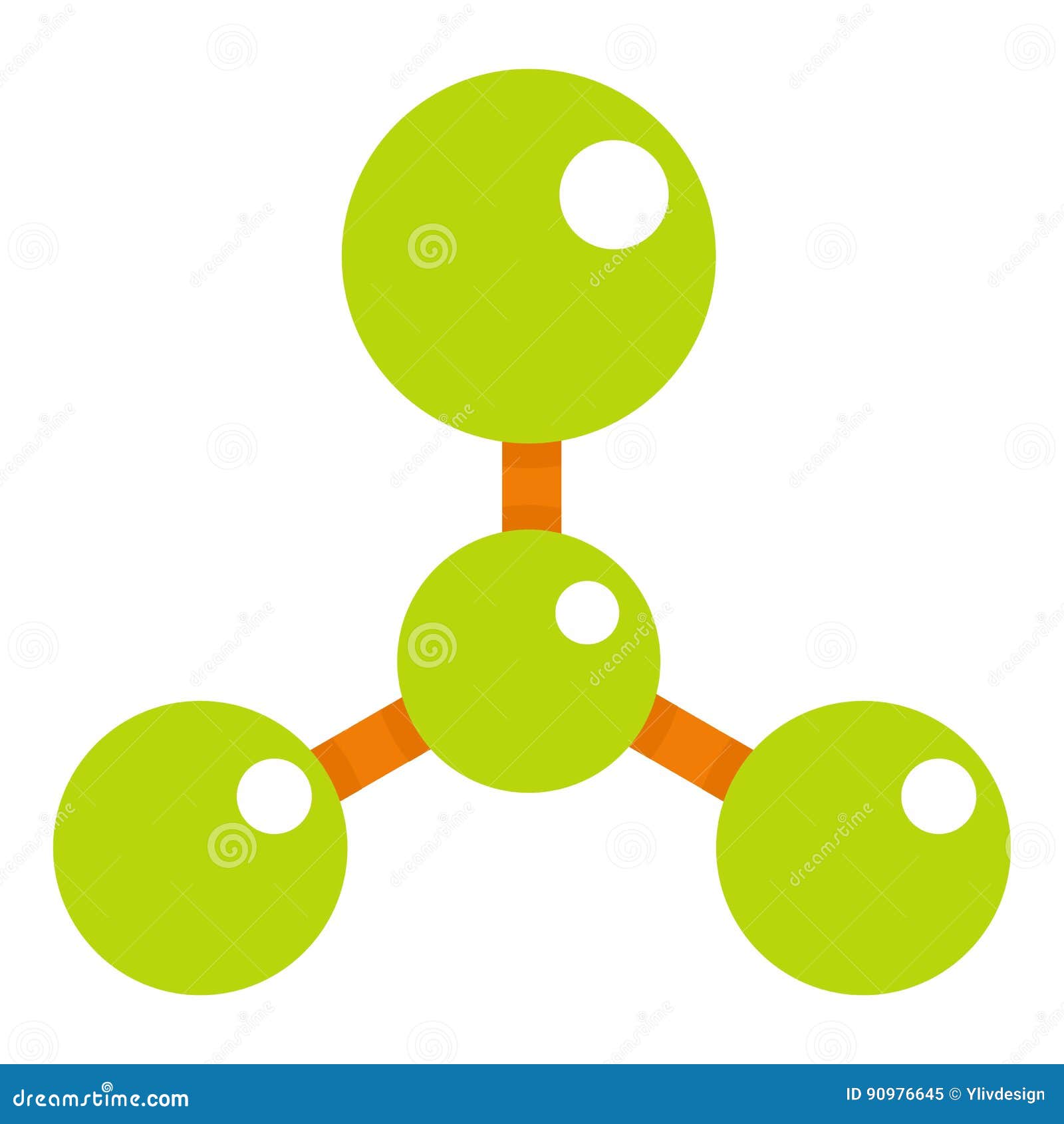 Green Molecule Stock Image | CartoonDealer.com #18905647