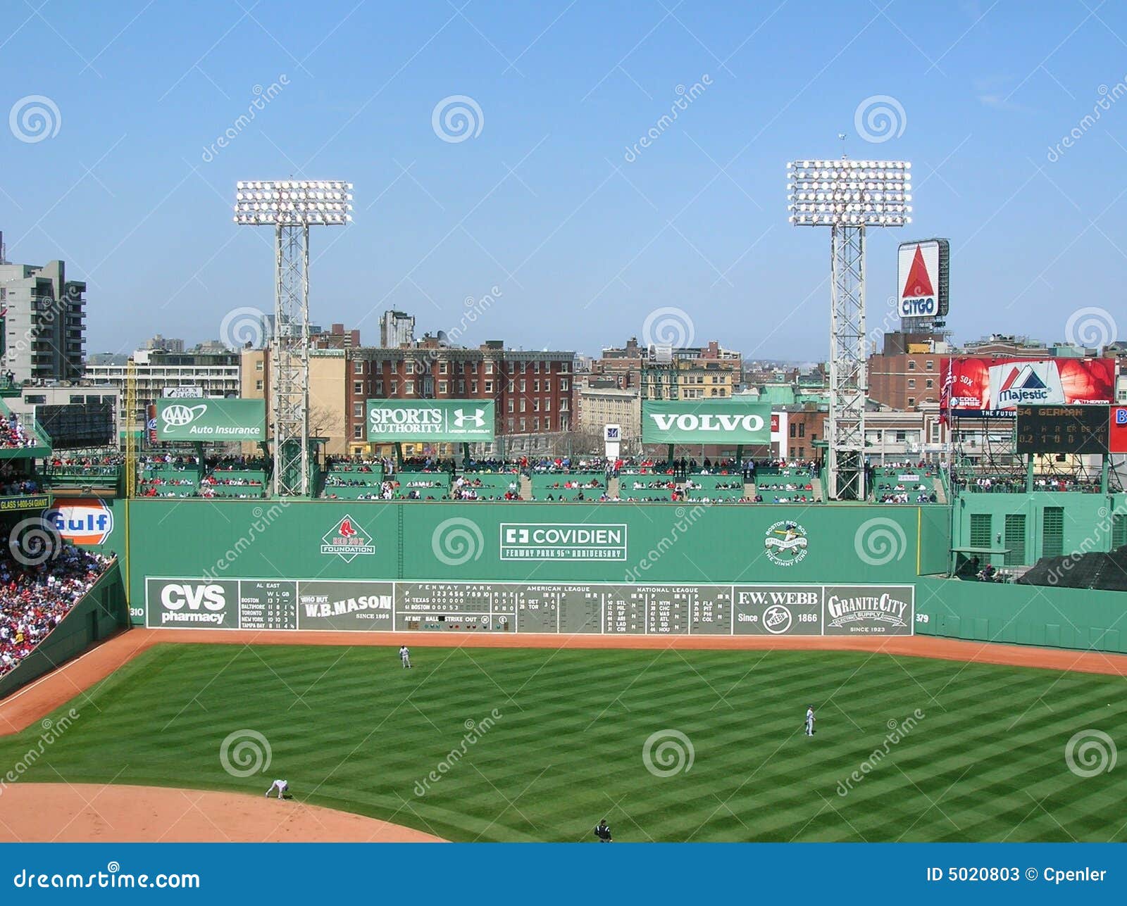 Green Monster editorial stock photo. Image of green, league - 5020803