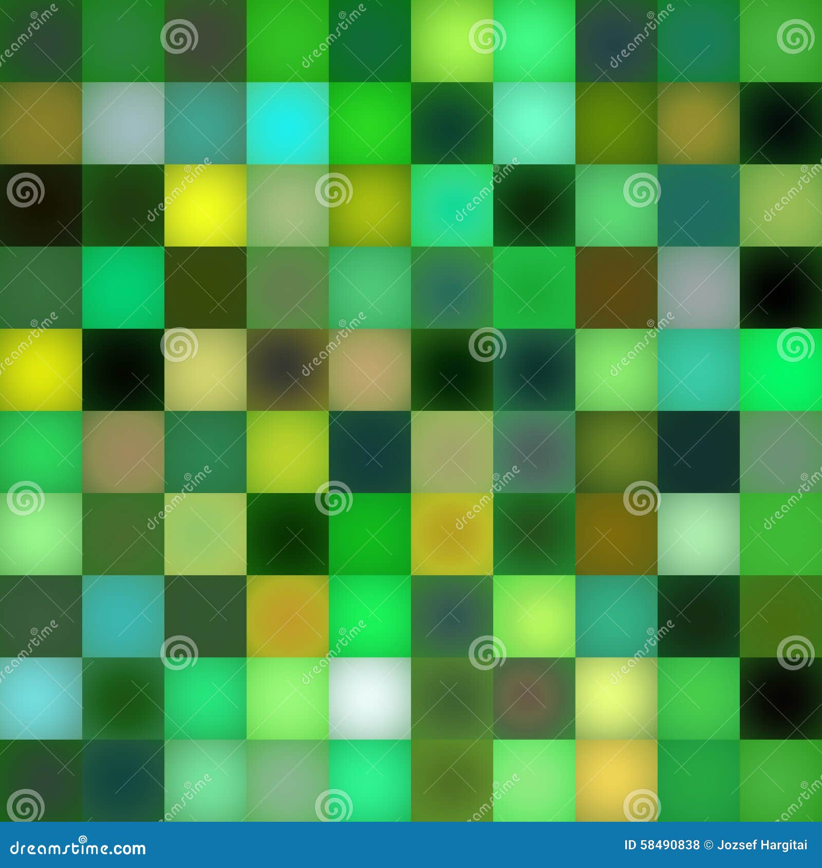 Green mosaic pattern stock illustration. Illustration of mosaic - 58490838