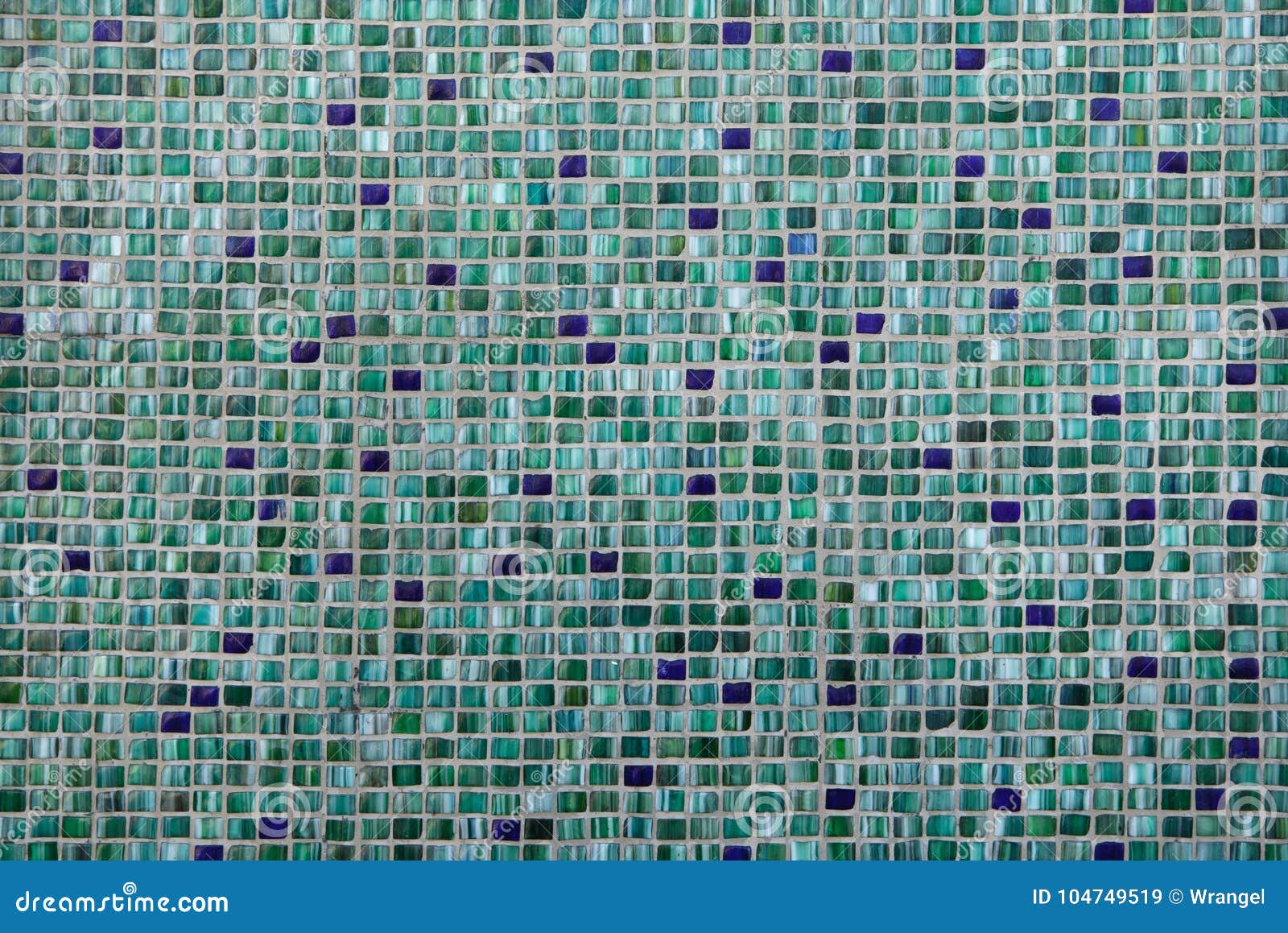 Green Mosaic Tiles. Background Texture Stock Image - Image of ...