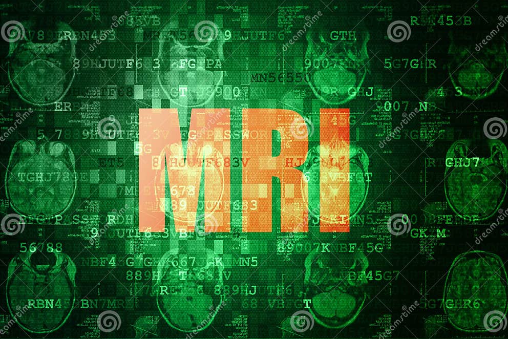 Green MRI Digital Abstract Technology Background Stock Illustration ...