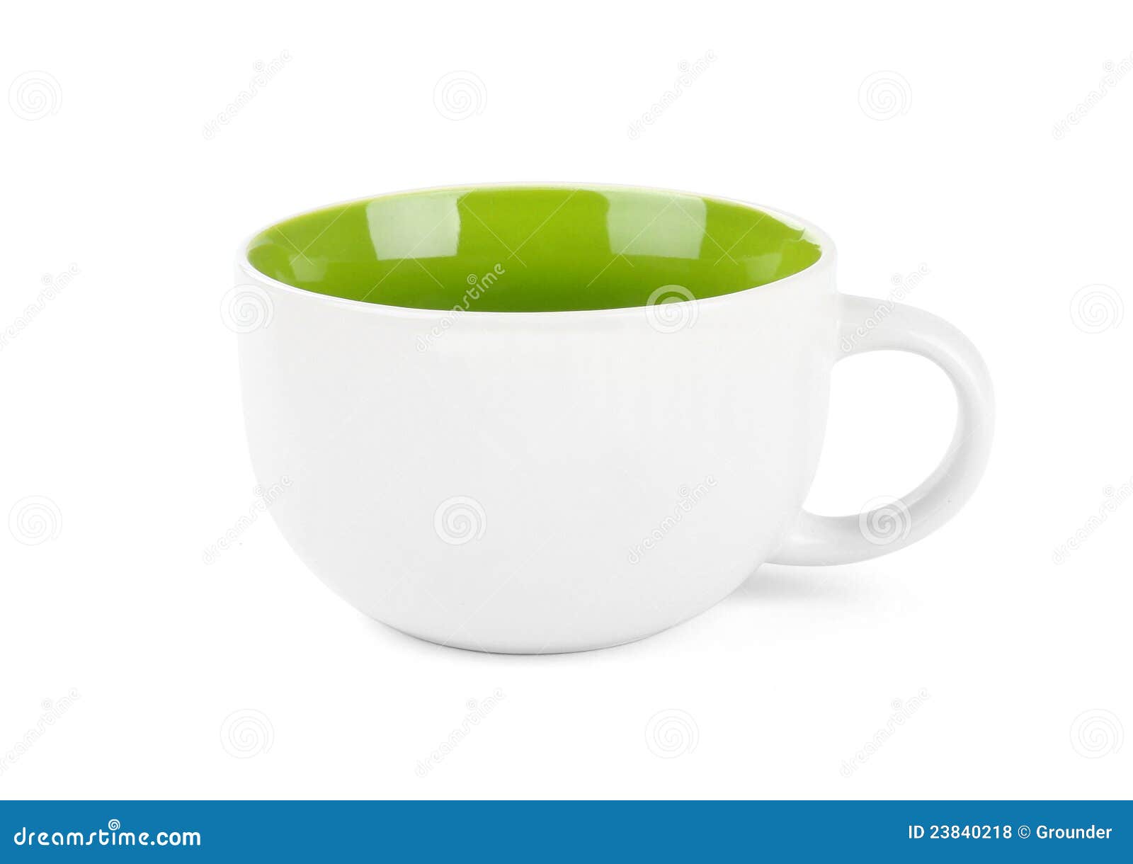 Green mug stock photo. Image of handle, cappuccino, blank - 23840218