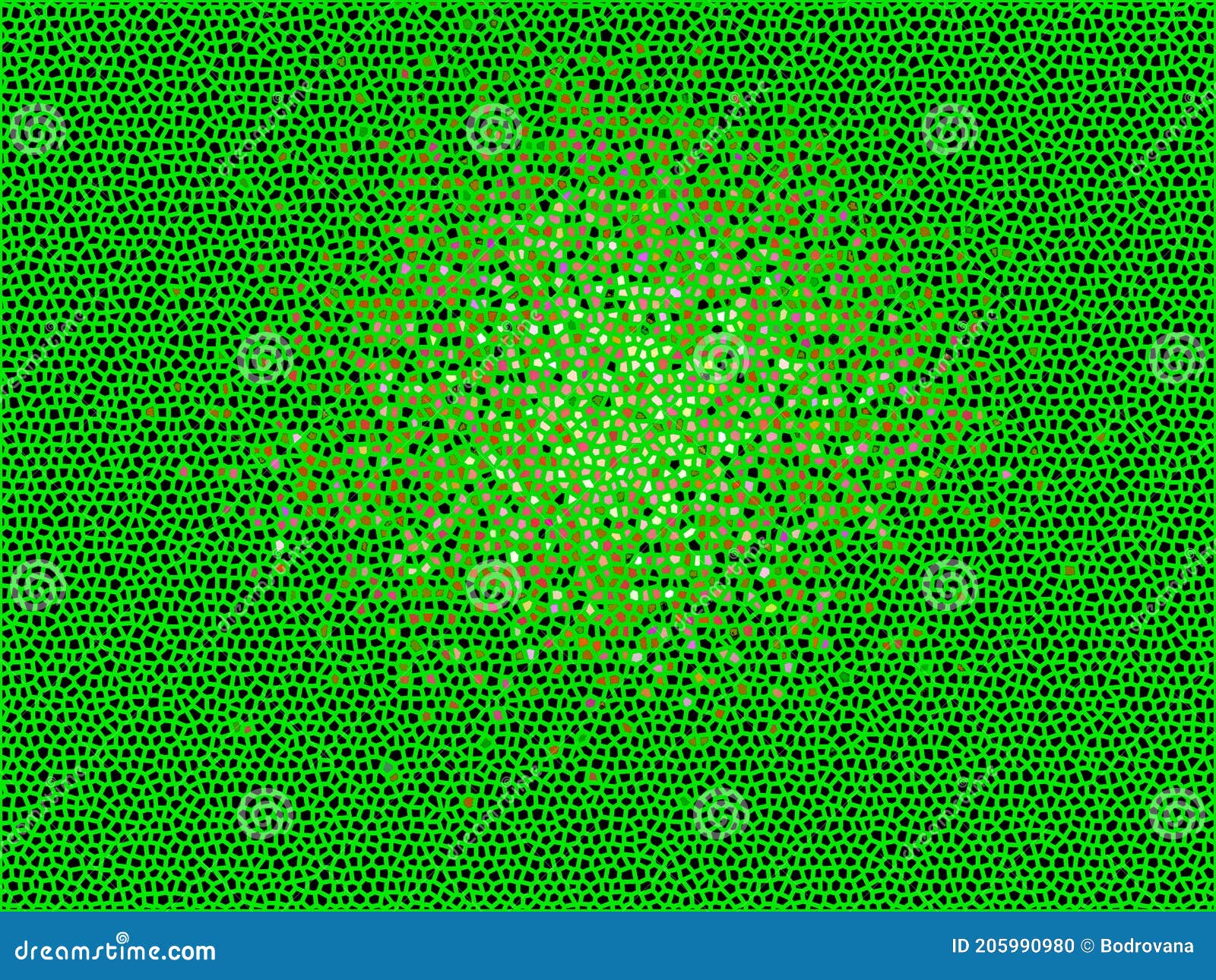 Green, Multicolor Mosaic Pattern for Background and Design. II Stock ...