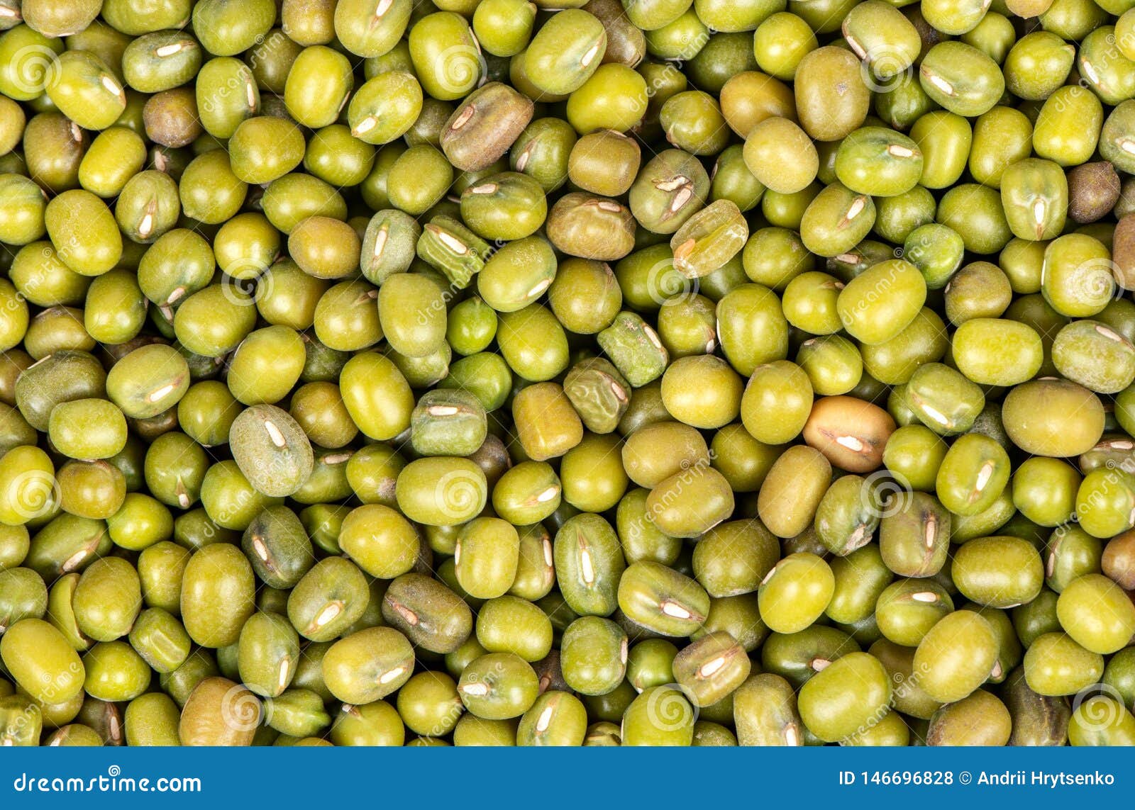Green mung grains stock photo. Image of pile, food, macro - 146696828