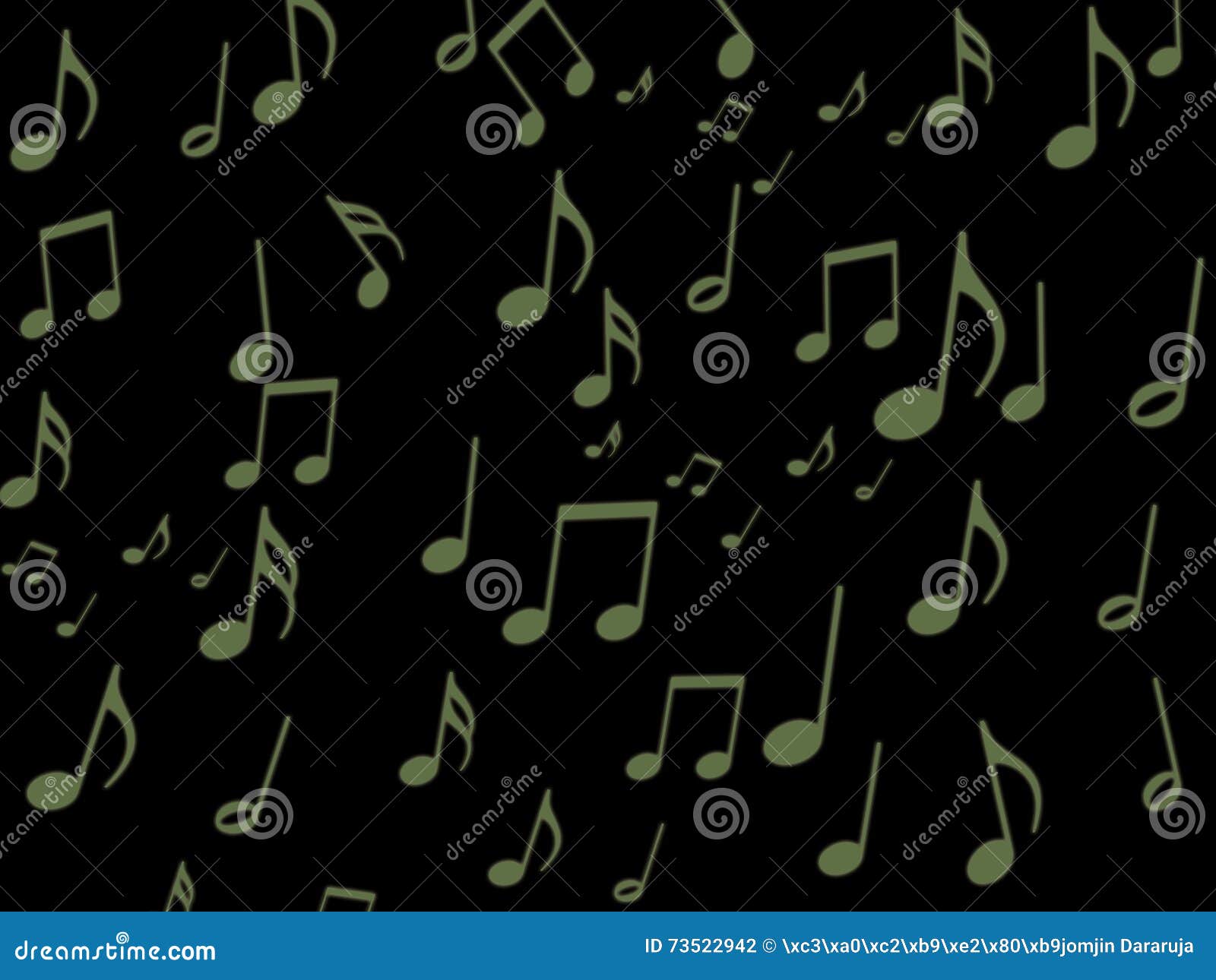 Green Music Wallpaper Design