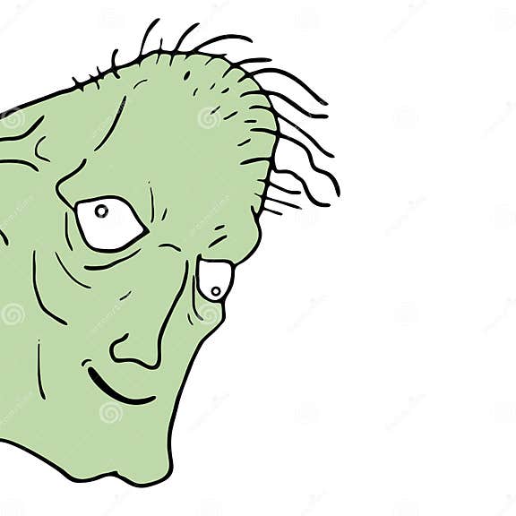 Green mutant illustration stock vector. Illustration of green - 129136466