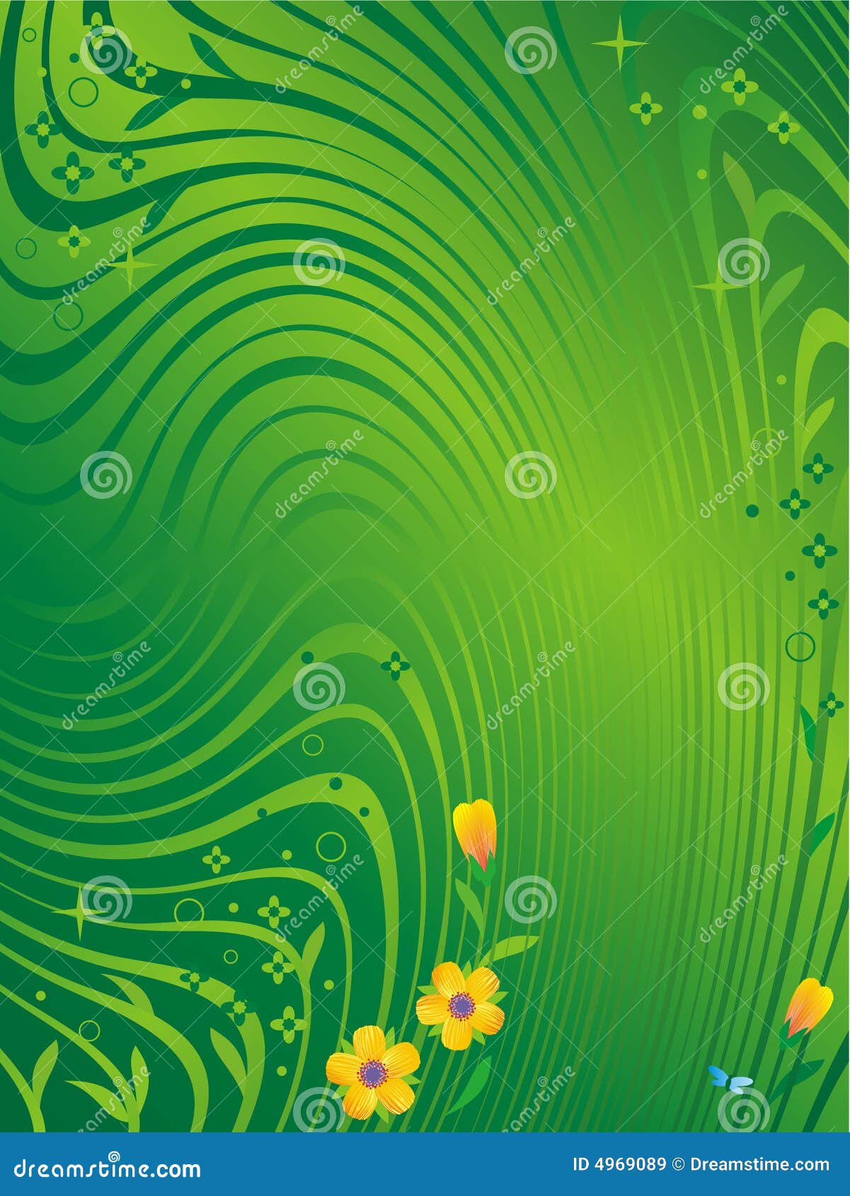 Green Nature Abstract Background Stock Vector - Illustration of ...