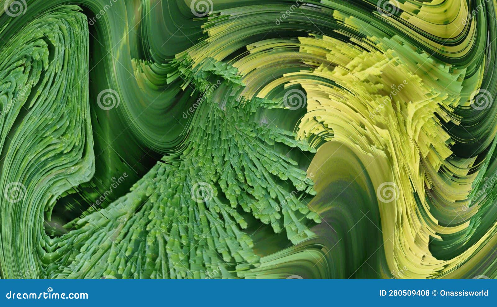 Green Nature Abstract Background Shapes and Blurs Stock Photo - Image ...