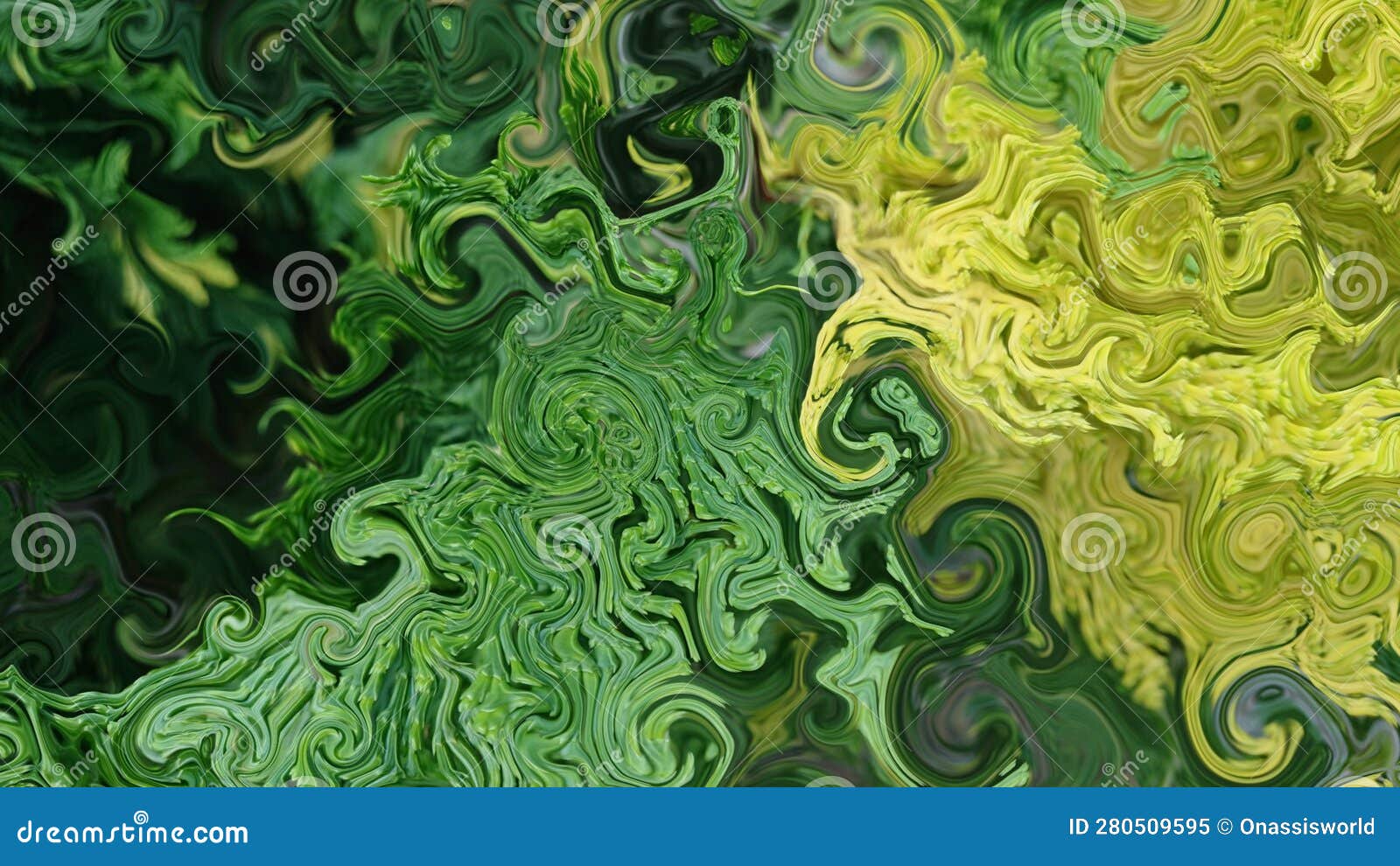 Green Nature Abstract Background Shapes and Blurs Stock Image - Image ...