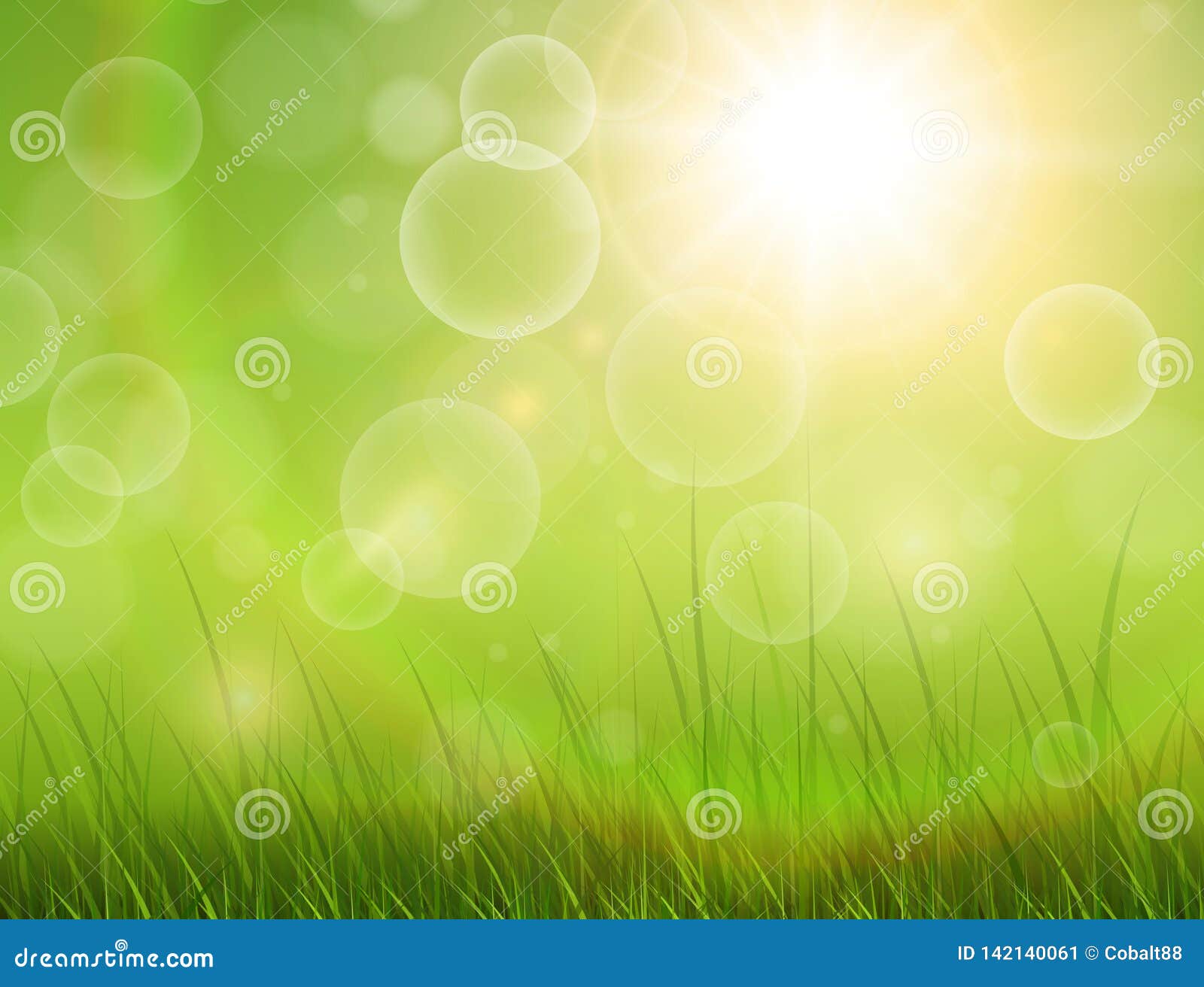 Green nature background stock vector. Illustration of color - 142140061