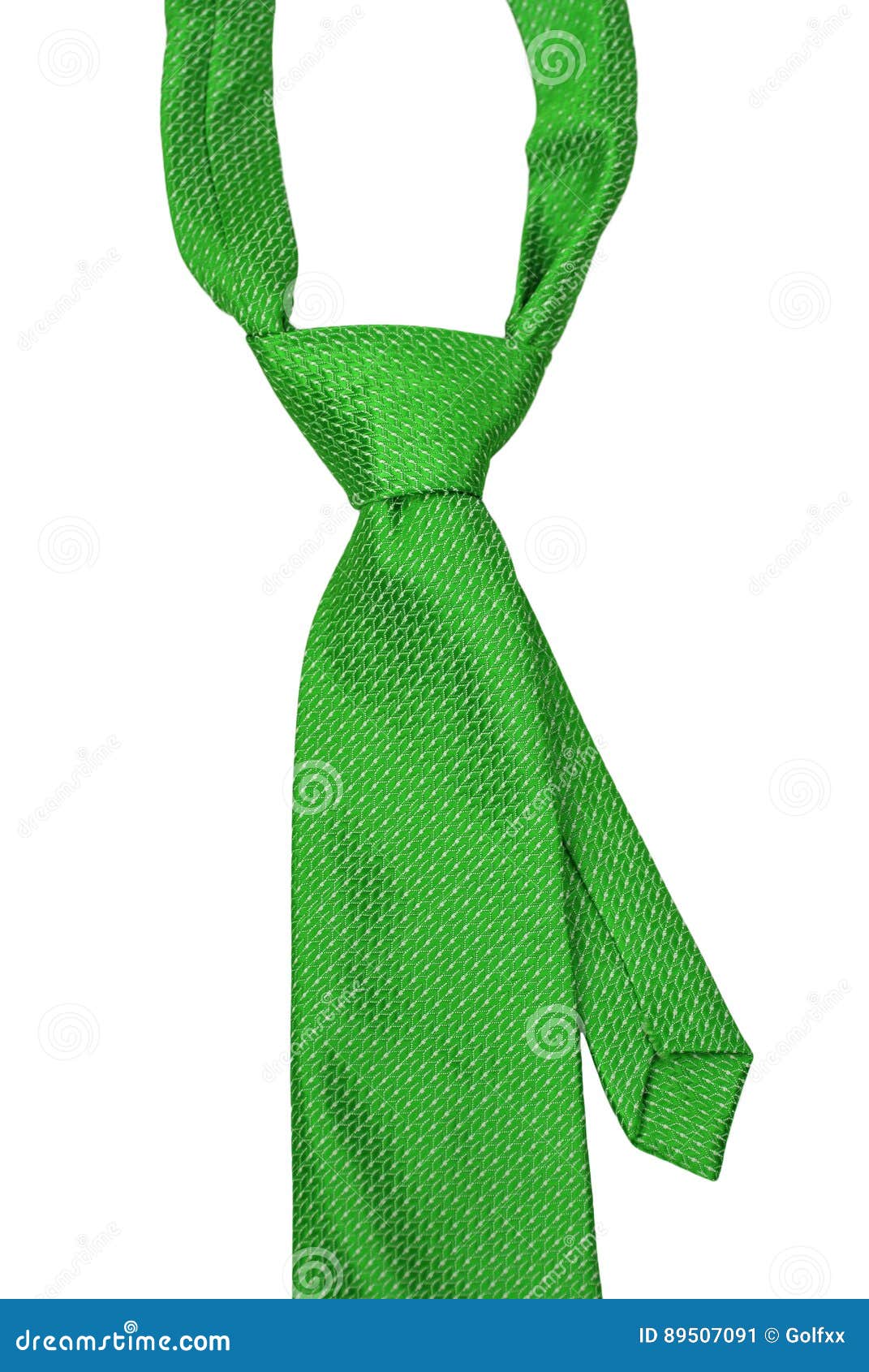 Green Necktie stock image. Image of object, ornament - 89507091