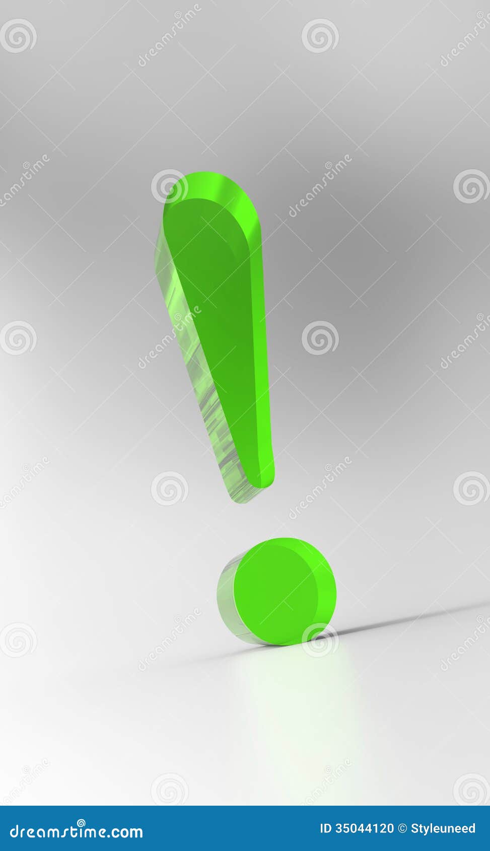 Excited Exclamation Point Vector Cartoon Illustration | CartoonDealer ...