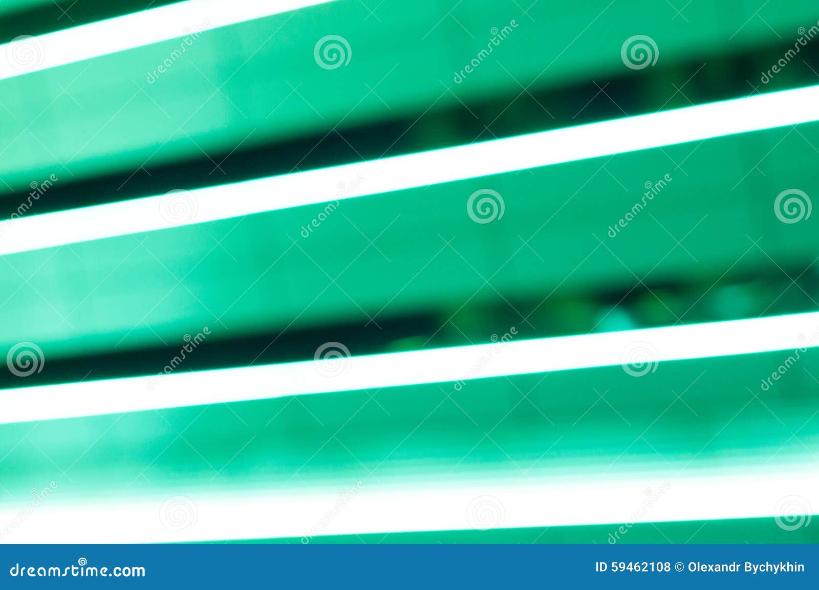Green Neon LED Lines. Night Light Background with Stock Photo - Image ...