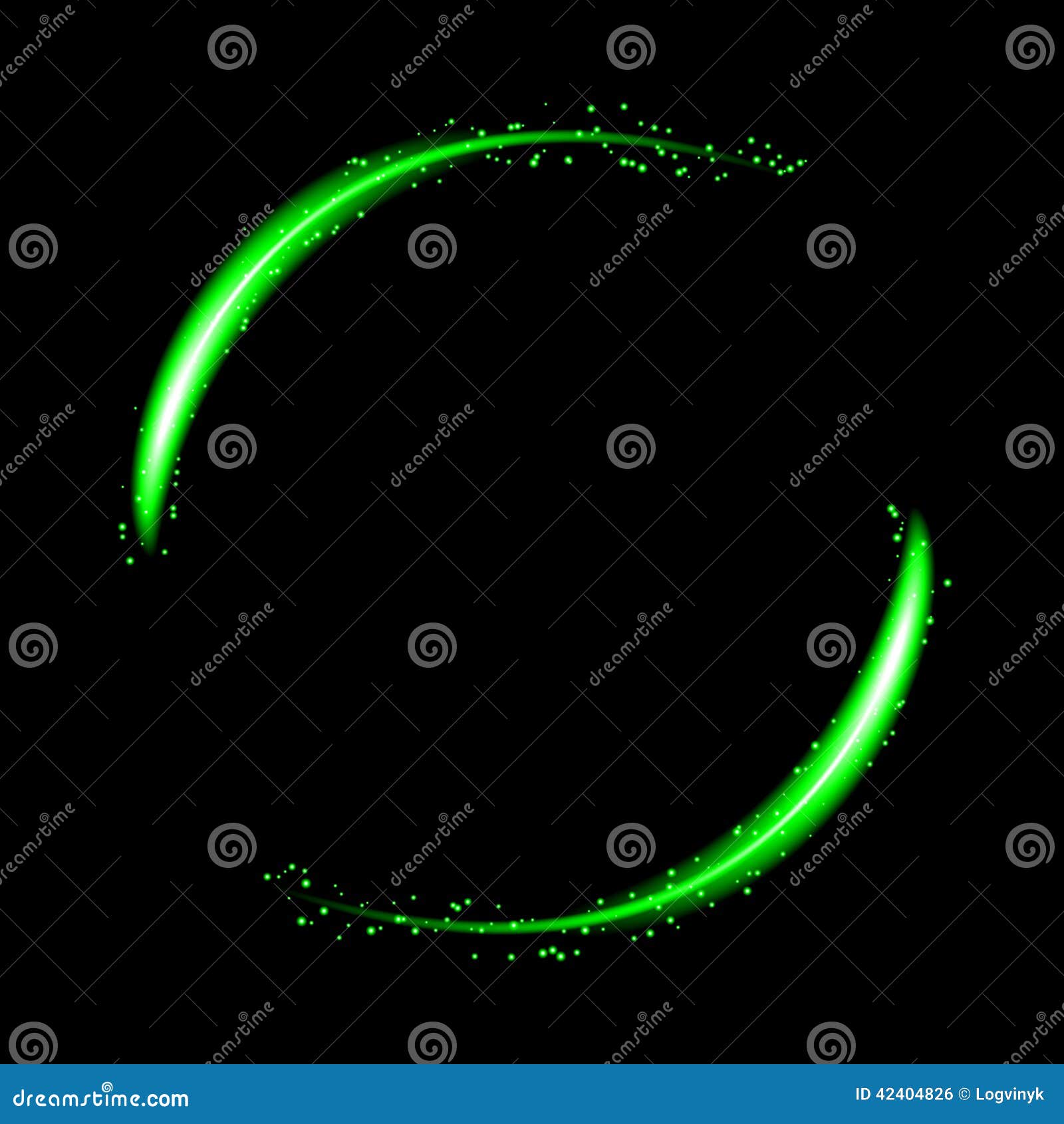 Green Neon Vector Background Stock Vector - Illustration of disco ...