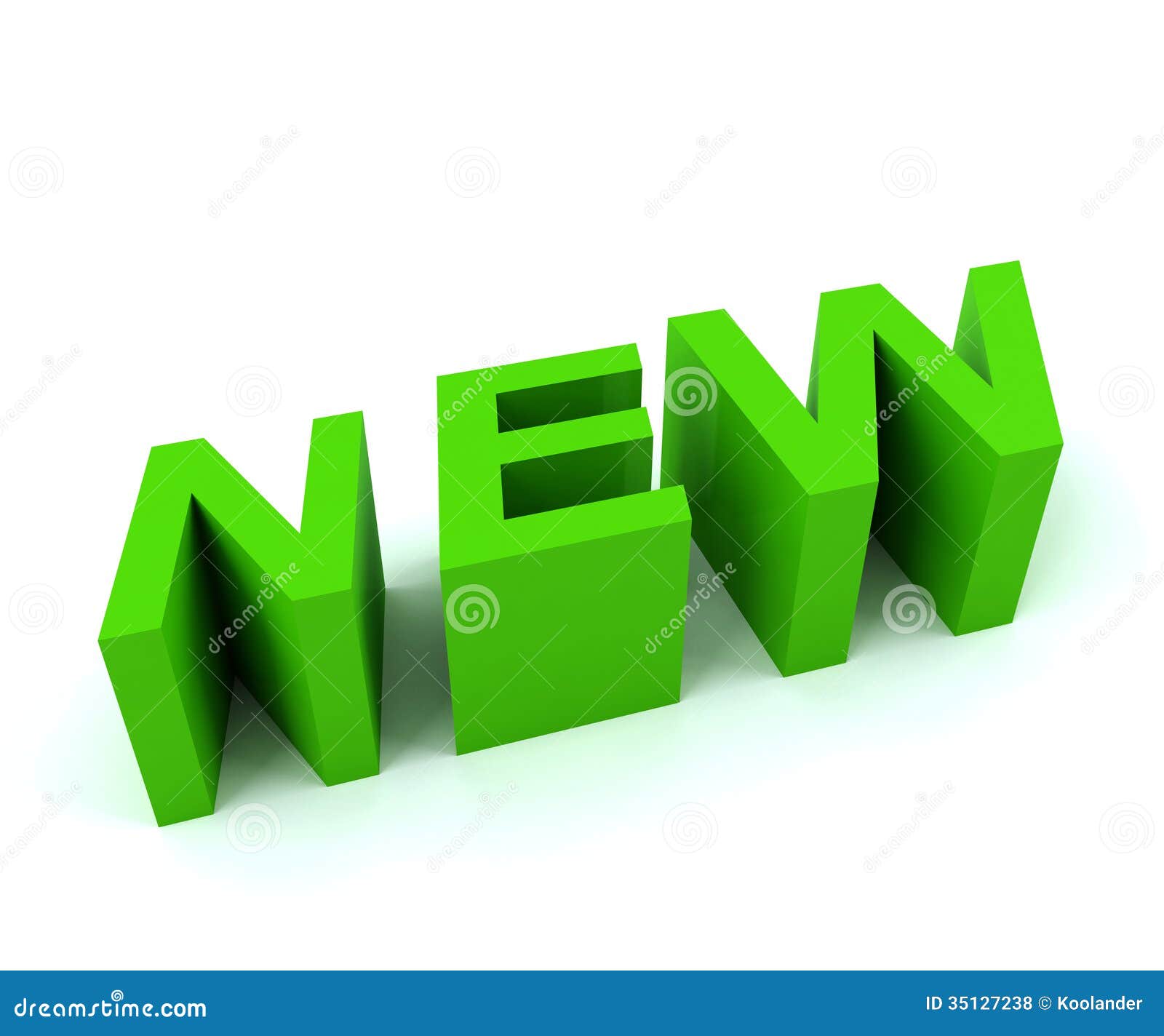 Green new isolated stock illustration. Illustration of business - 35127238