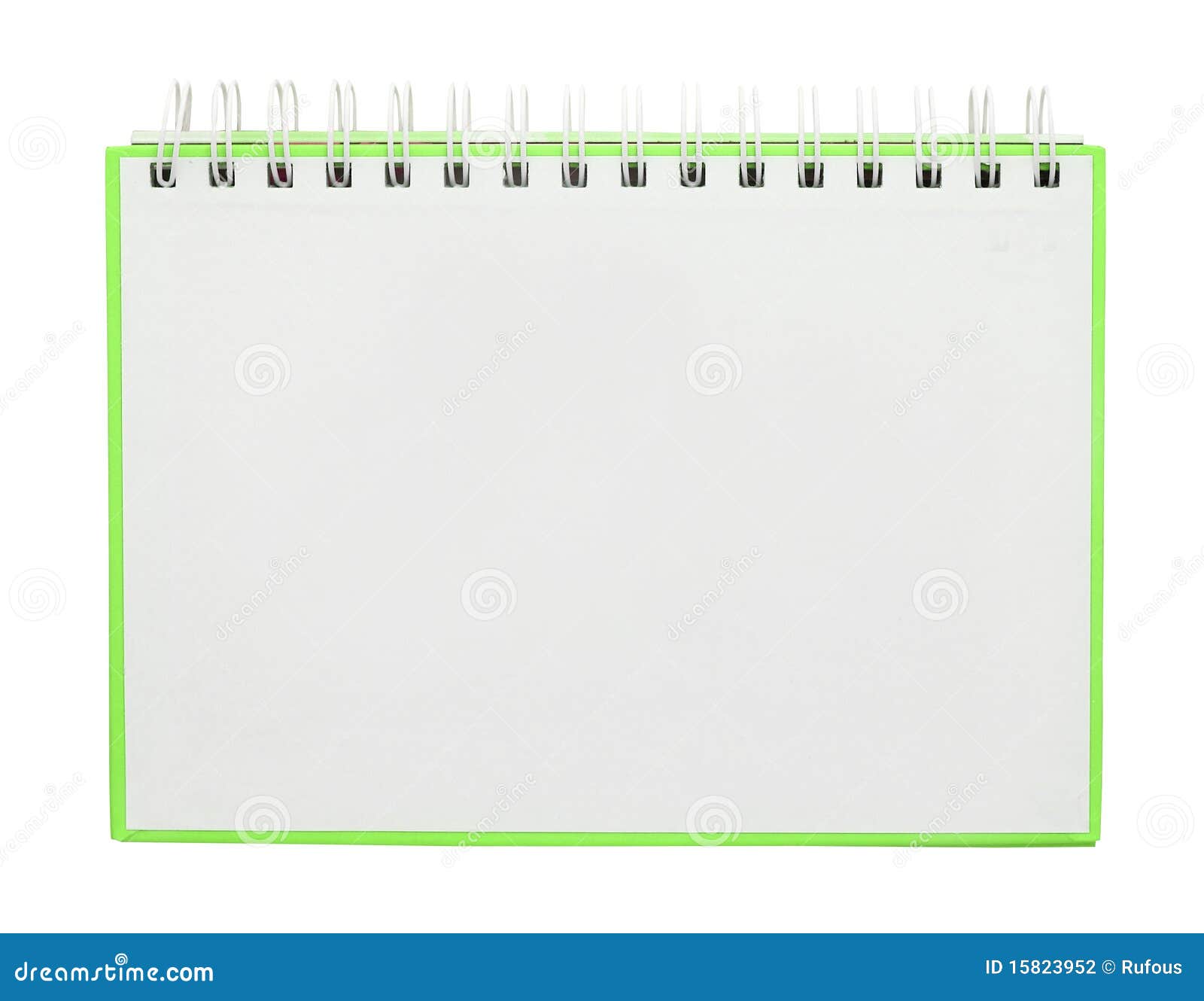 The green Note book stock photo. Image of document, office - 15823952