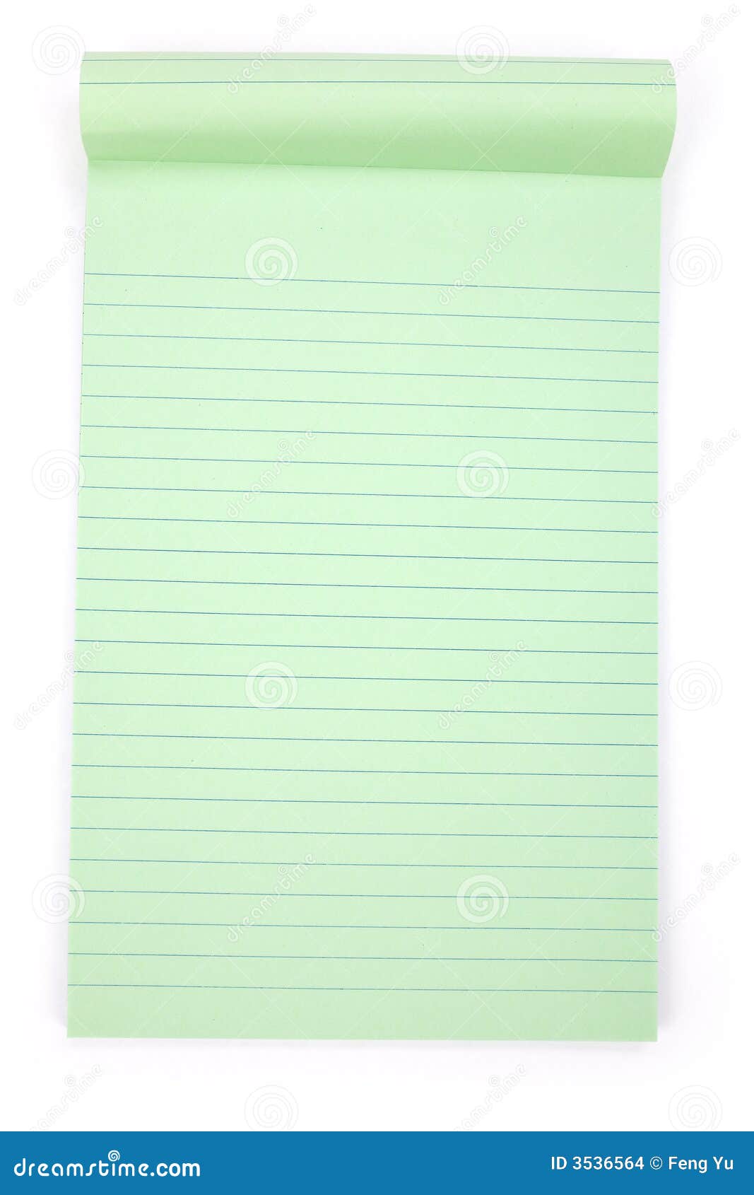 Green note paper stock photo. Image of isolated, office - 3536564