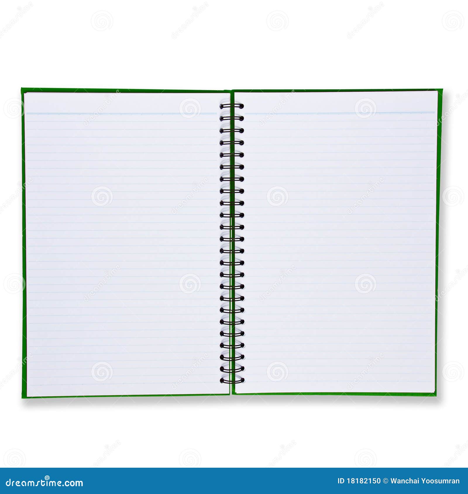 Green Notebook stock illustration. Illustration of corner - 18182150