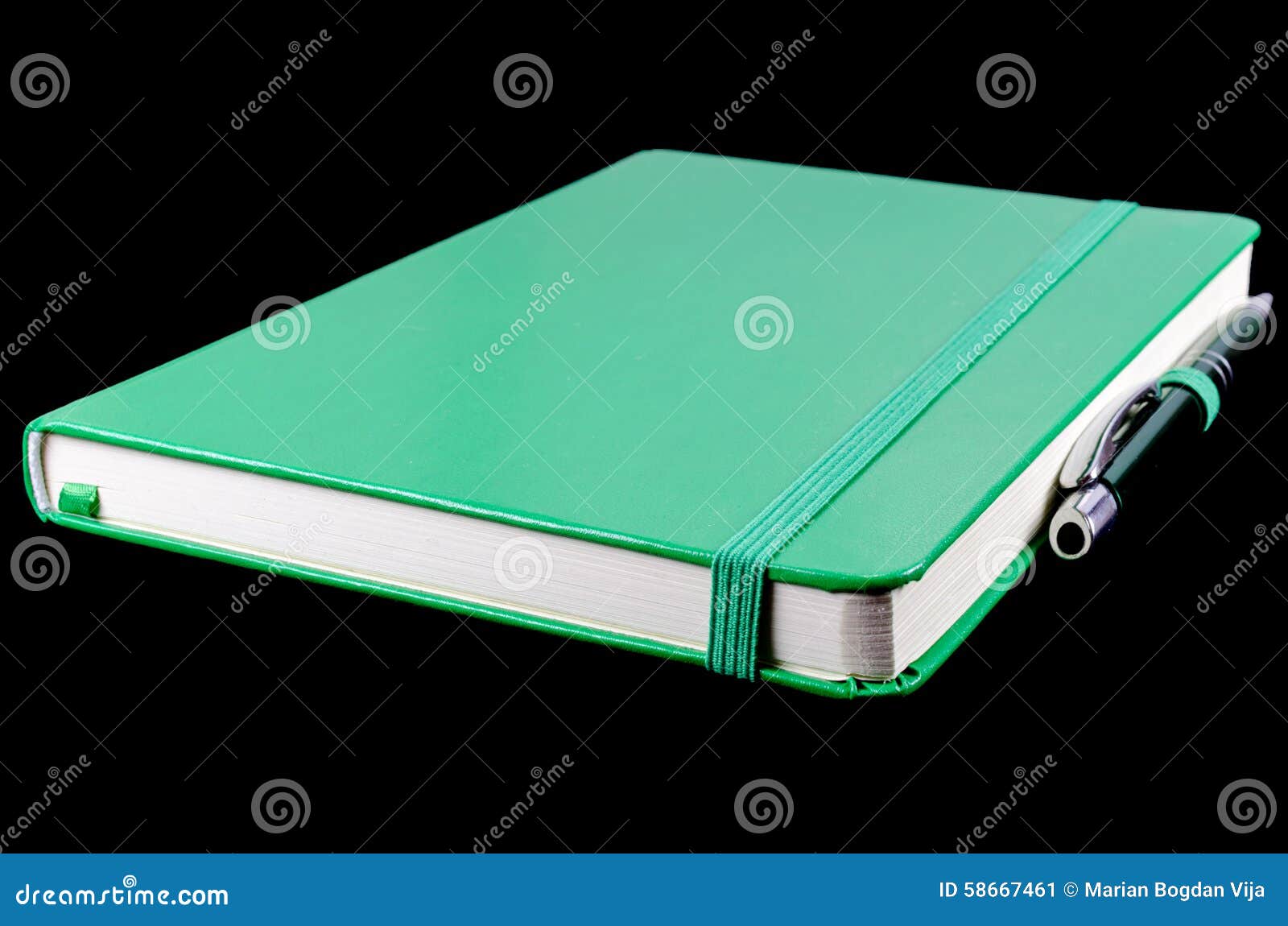 Green notebook stock image. Image of note, background - 58667461